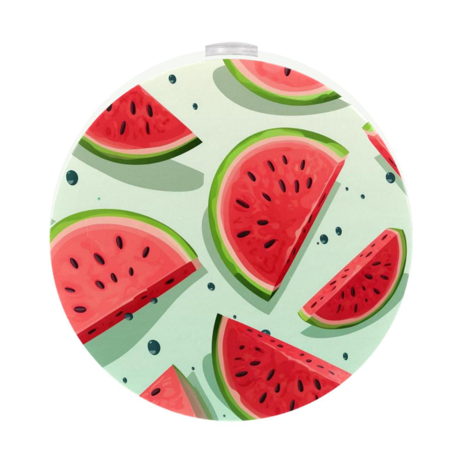 Watermelon LED Round Night Light - 2PCS, Energy Efficient Plug-in Wall ...