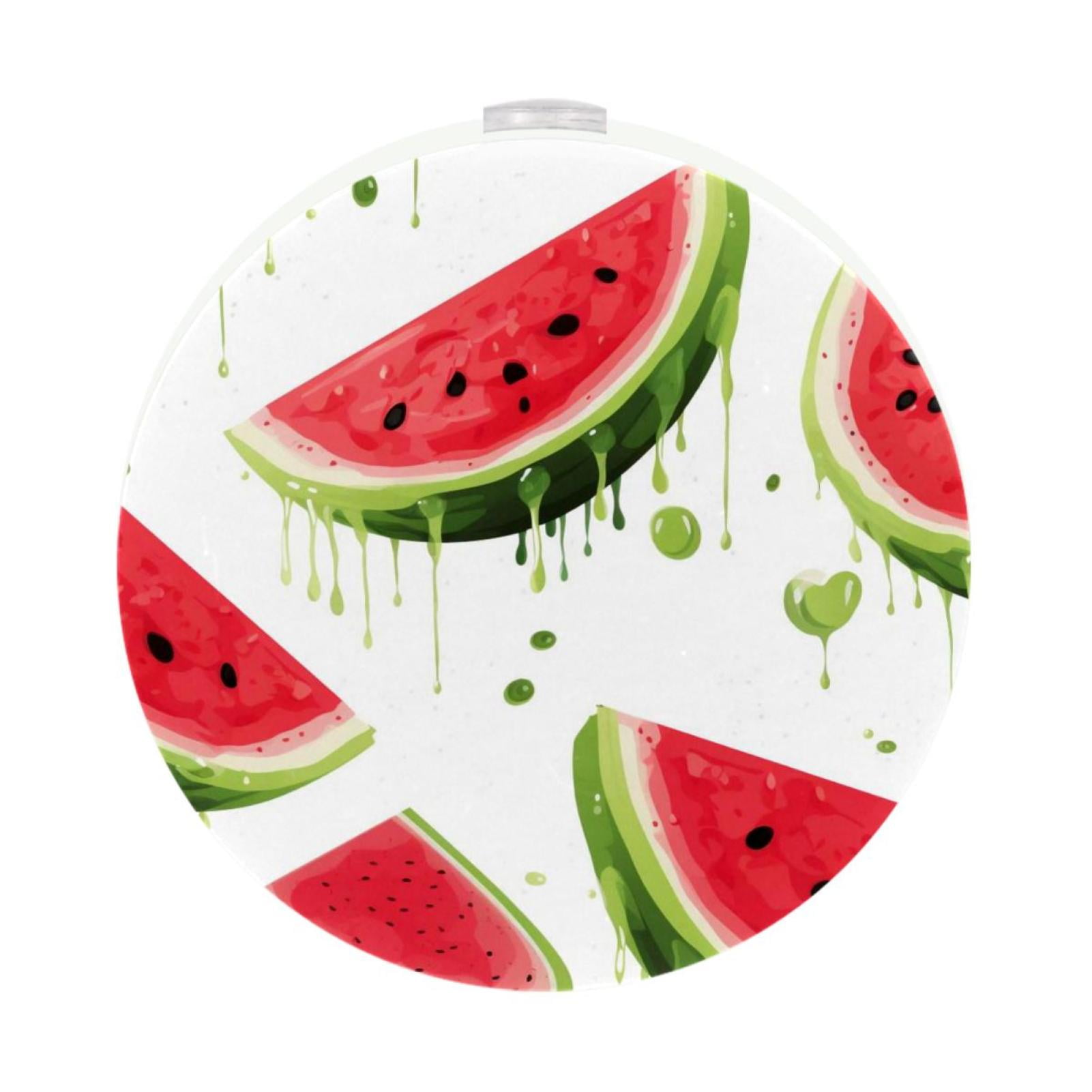 Watermelon LED Round Night Light-2PCS, Motion Sensor Plug-in Nightlight ...