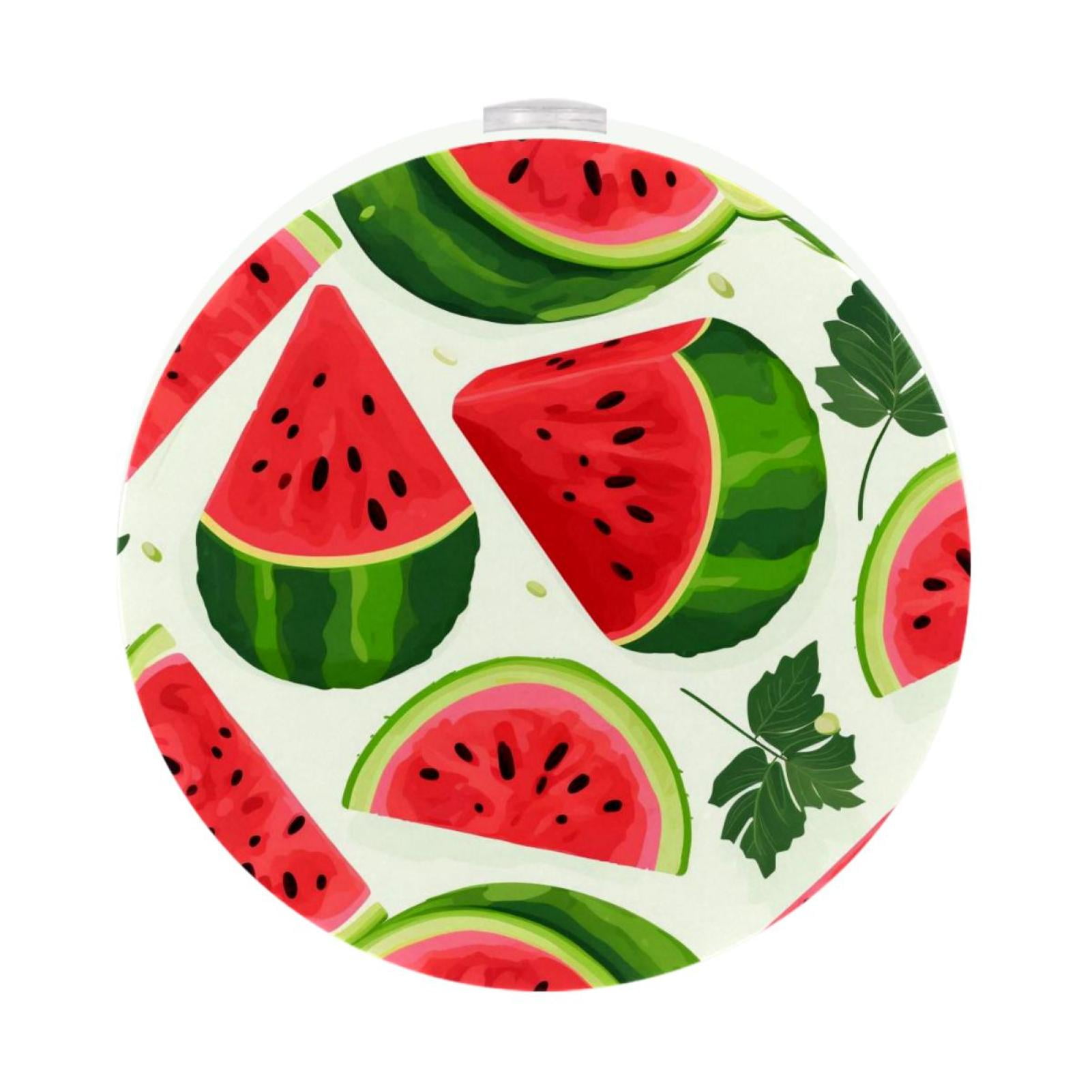 Watermelon LED Round Night Light-2PCS: Portable and Versatile, Wireless ...