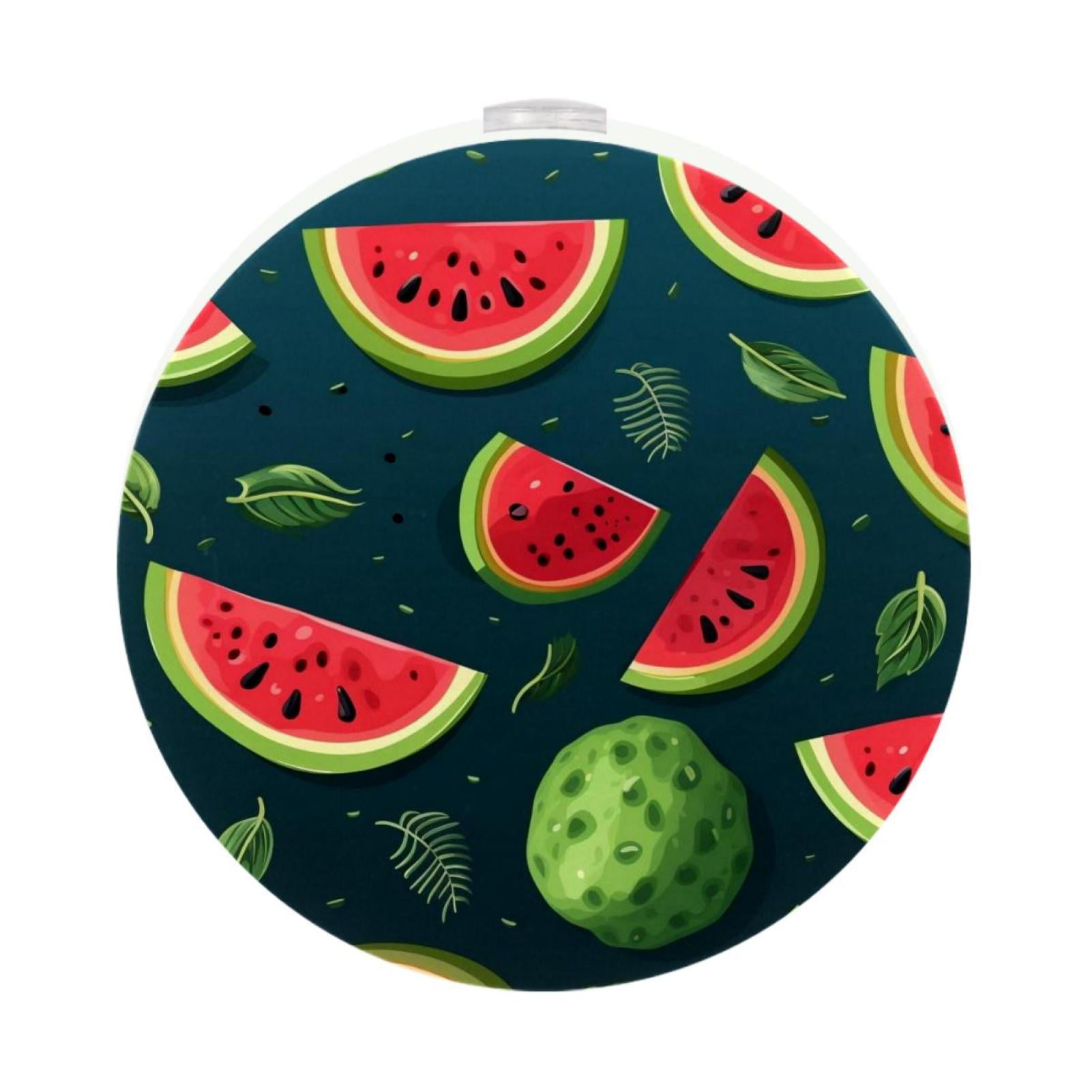 Watermelon LED Round Night Light 2PCS - Small Nightlights with Soft ...