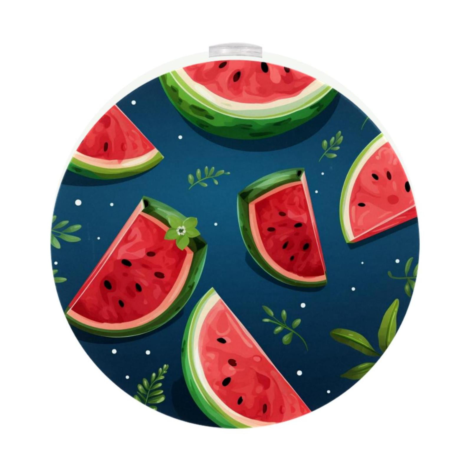 Watermelon LED Round Night Light-2pcs: Energy-efficient ...