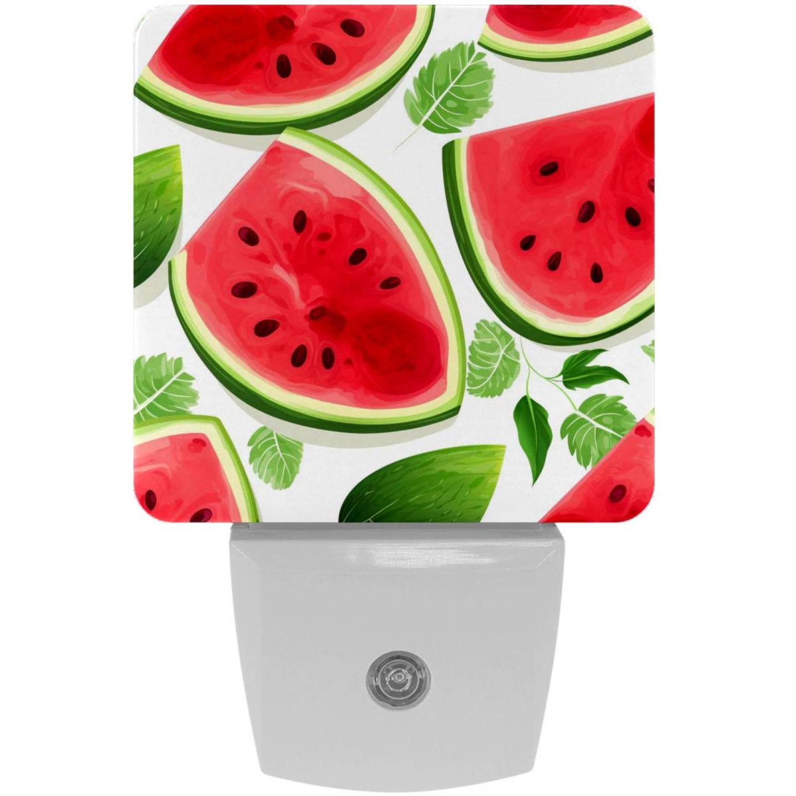 Watermelon LED Square Night Light - Small and Bright Square-shaped LED ...