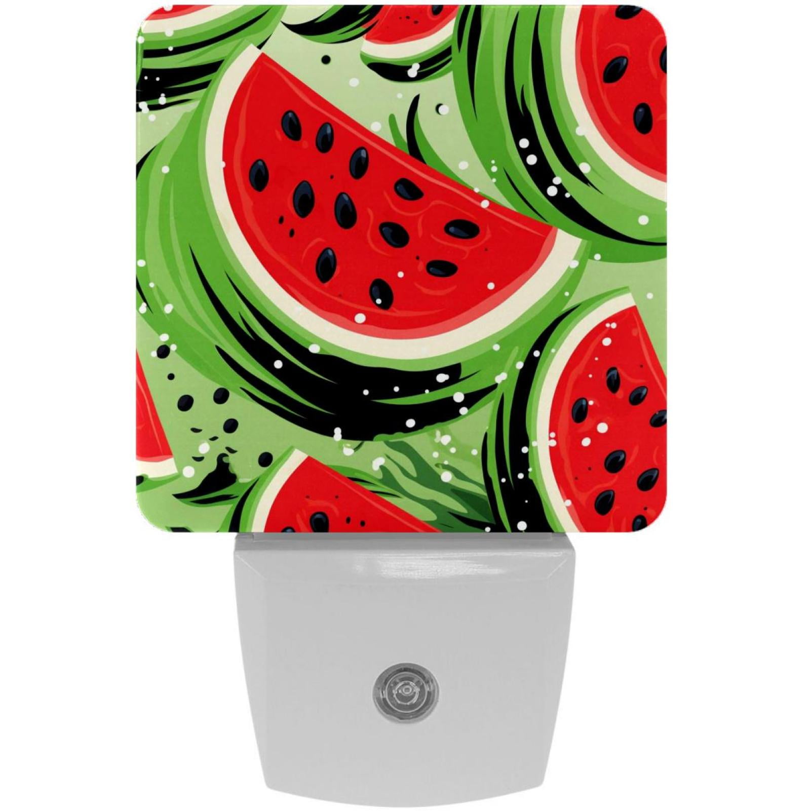 Watermelon LED Square Night Lights - Bedside Lighting Solution for a ...