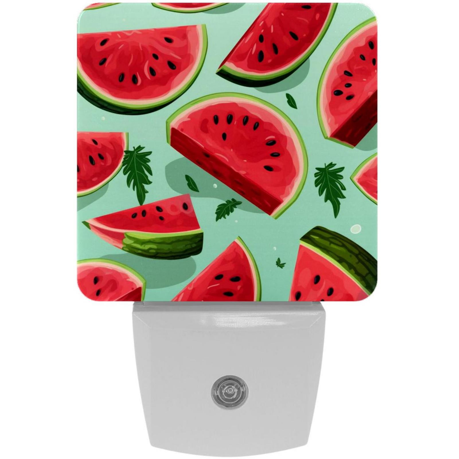 Watermelon LED Square Night Lights - Bright and Compact Bedroom or ...