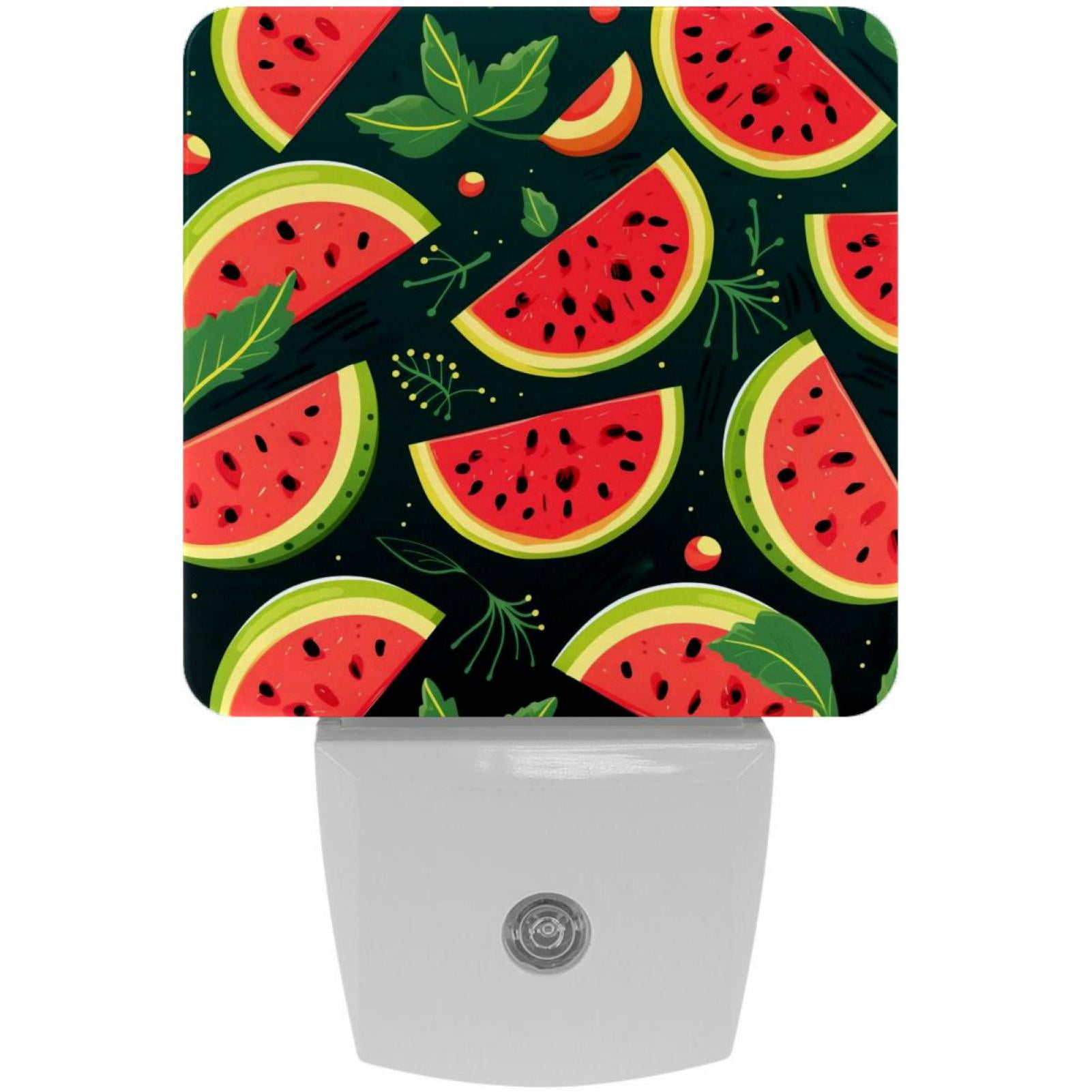 Watermelon LED Square Night Lights - Bright and Compact Bedroom or ...