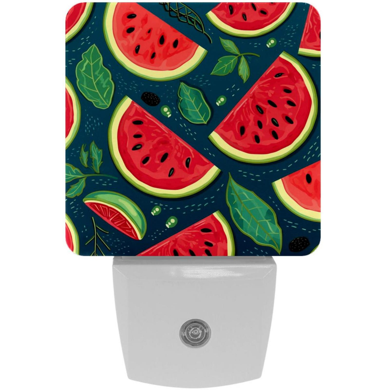 Watermelon LED Square Night Lights - Modern Design, Energy Efficient ...