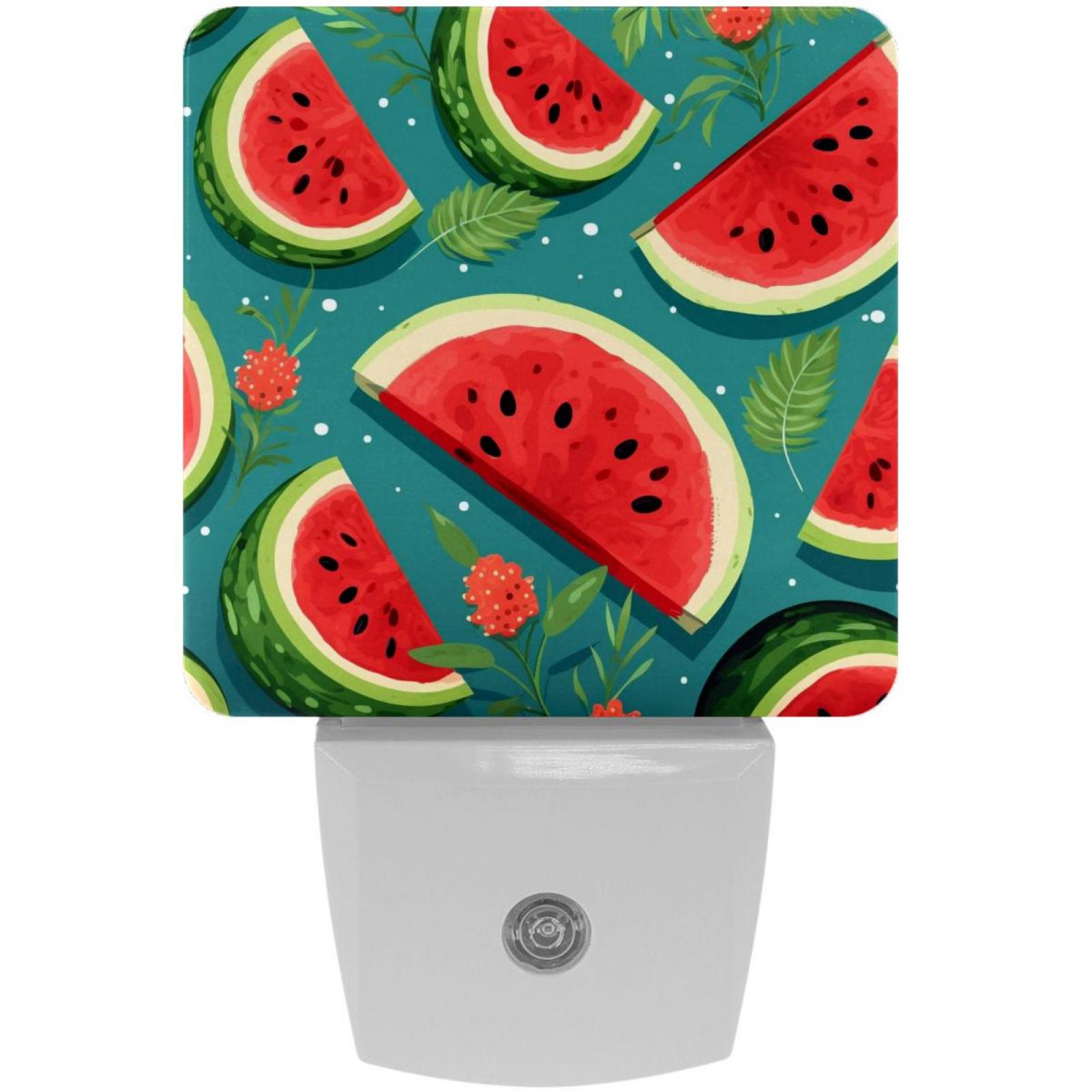 Watermelon LED Square Night Lights - Modern Design, Energy Efficient ...