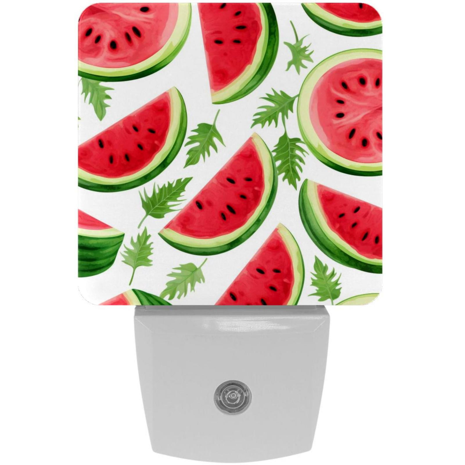 Watermelon LED Square Night Lights - Modern Design, Energy Efficient ...