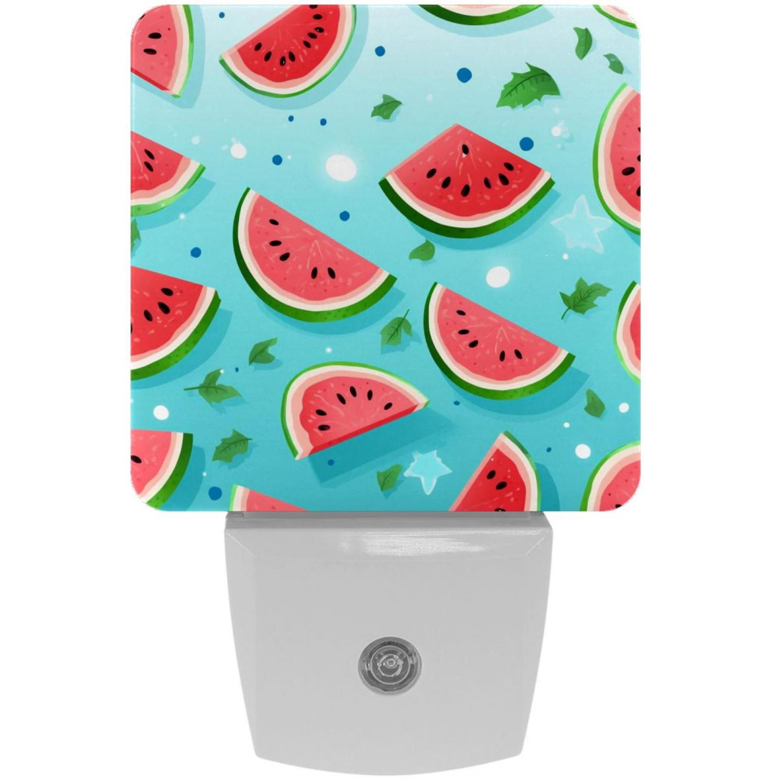 Watermelon LED Square Night Lights - Modern and Energy Efficient Room ...