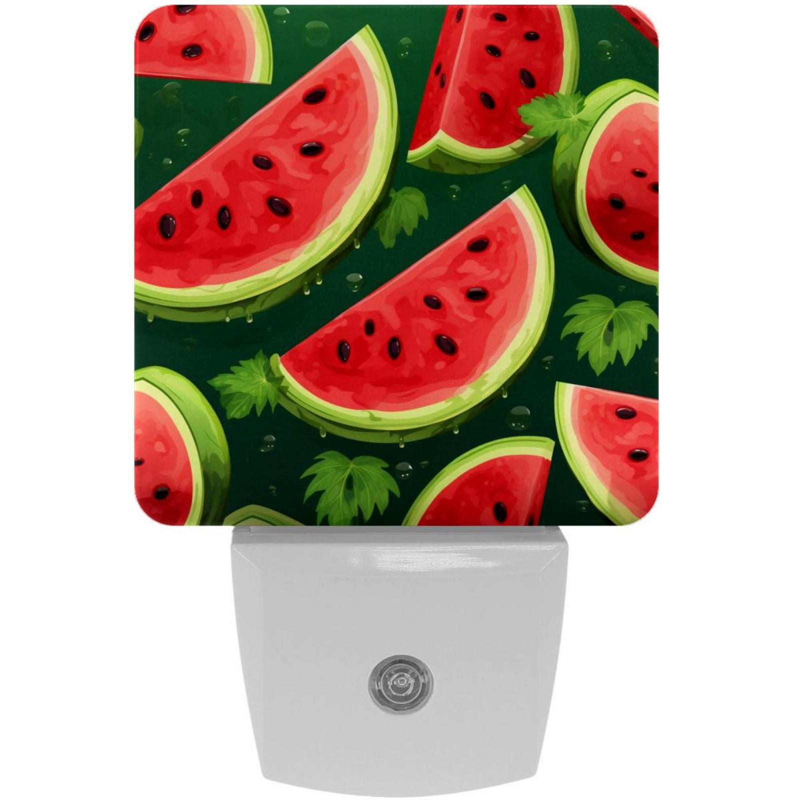 Watermelon LED Square Night Lights - Small and Bright Illumination for ...