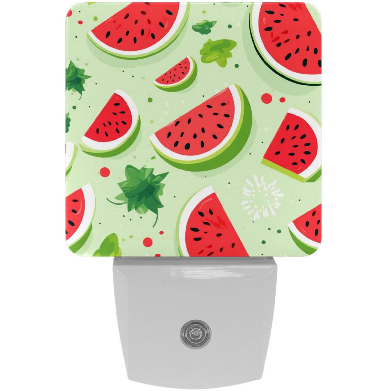 Watermelon LED Square Night Lights - Small and Stylish Energy-Saving ...