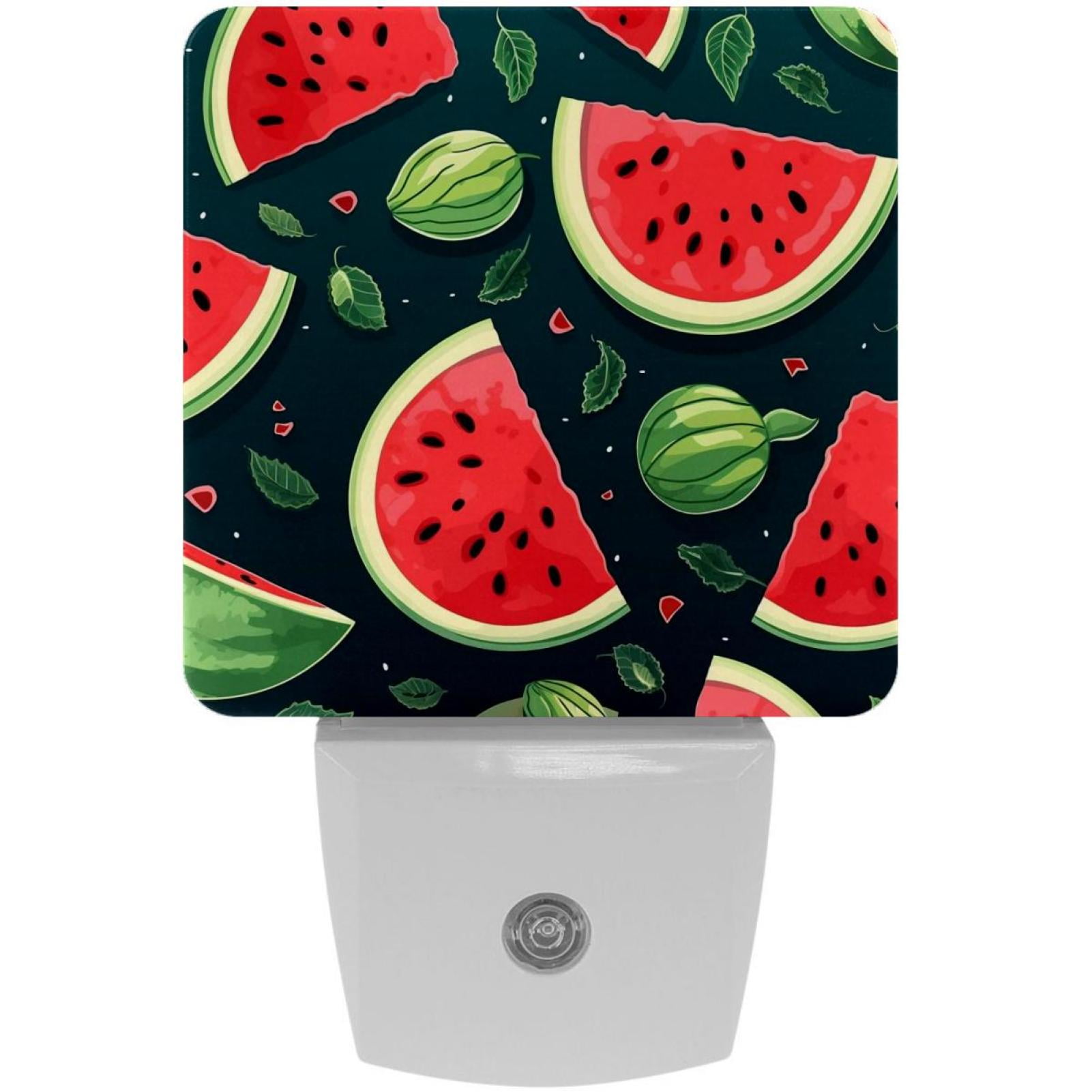 Watermelon LED Square Night Lights - Stylish and Energy-Efficient Room ...