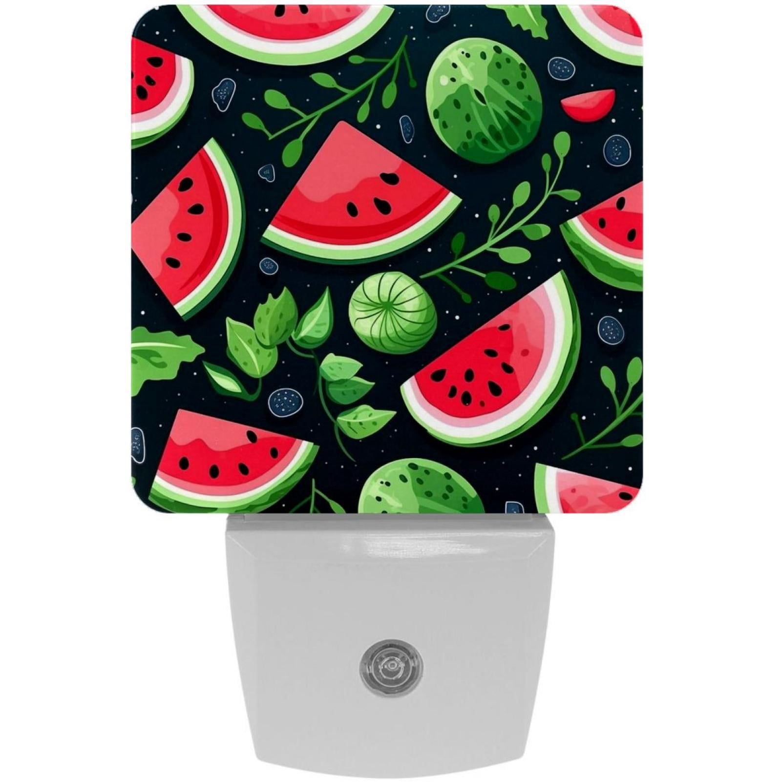 Watermelon LED Square Night Lights - Stylish and Functional Nightlight ...