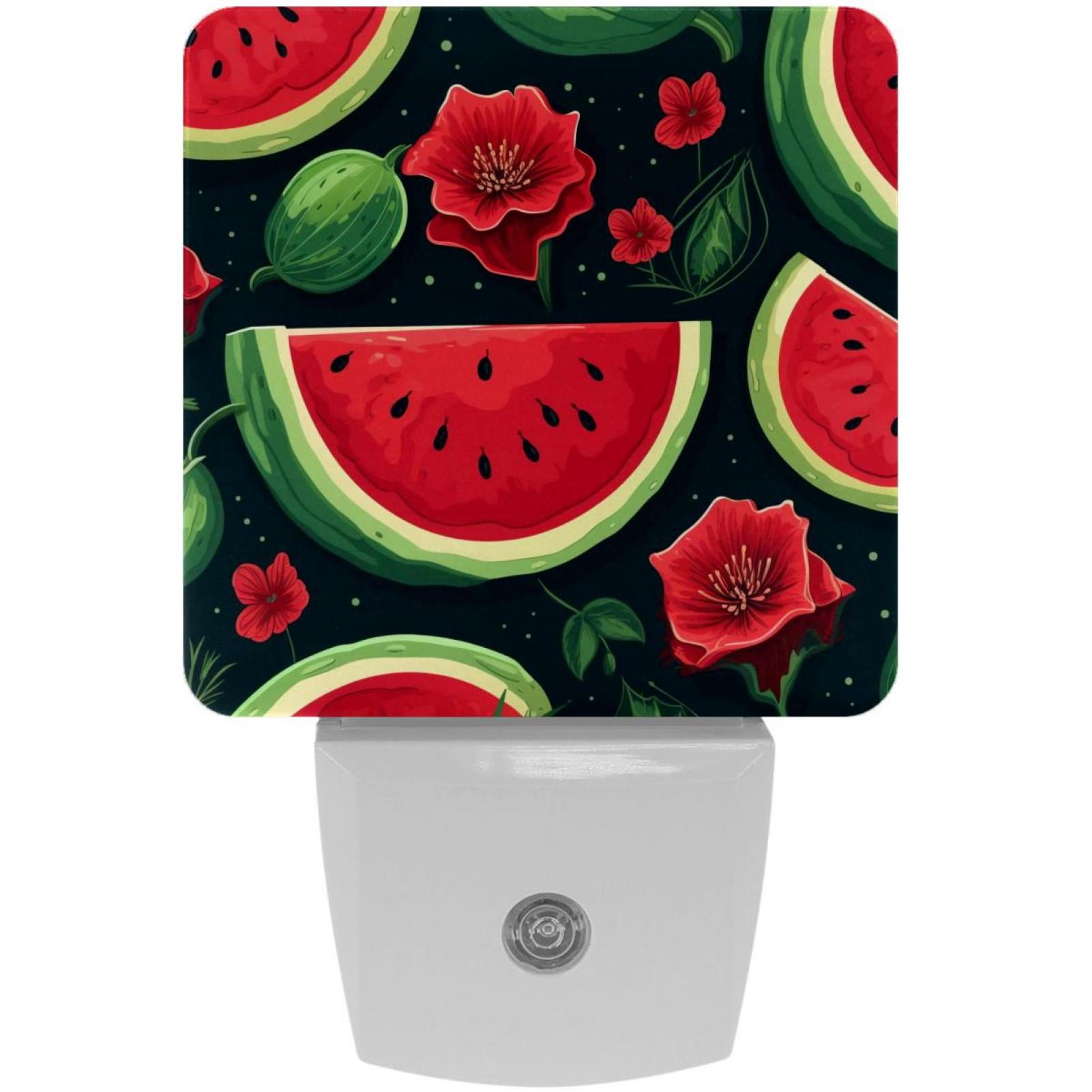Watermelon LED Square Night Lights - Stylish and Functional Nightlight ...