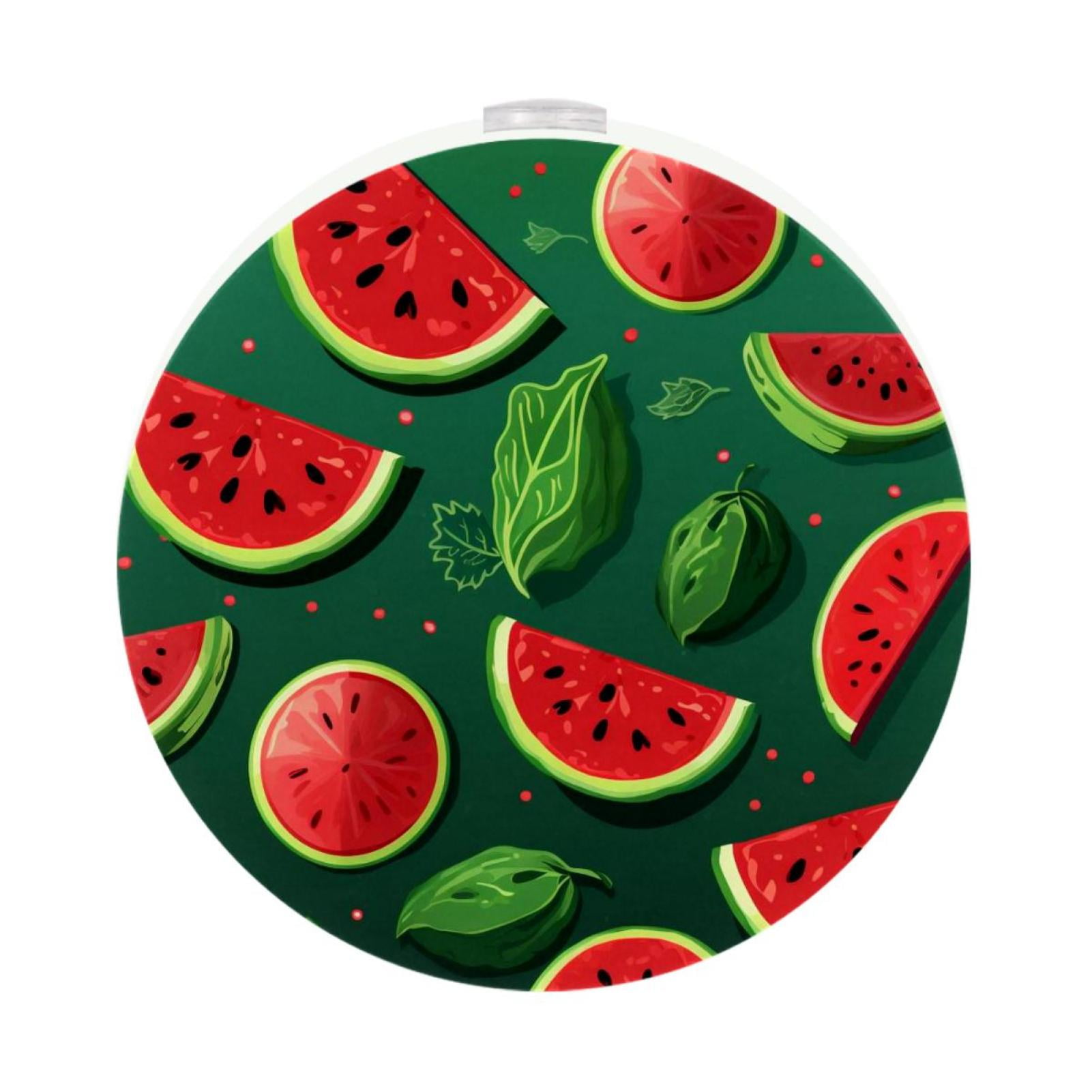 Watermelon Led Round Night Light-2pcs Set, Battery Powered Mini ...