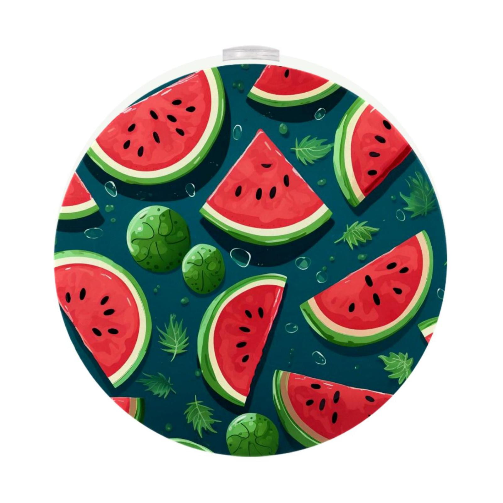 Watermelon Led Round Night Light-2pcs Set, Battery Powered Mini ...