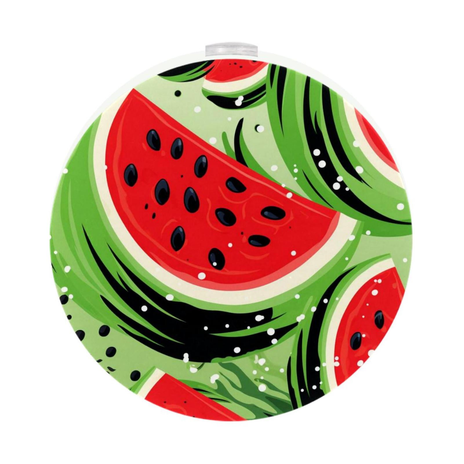 Watermelon Led Round Night Light-2pcs Set, Battery Powered Mini ...