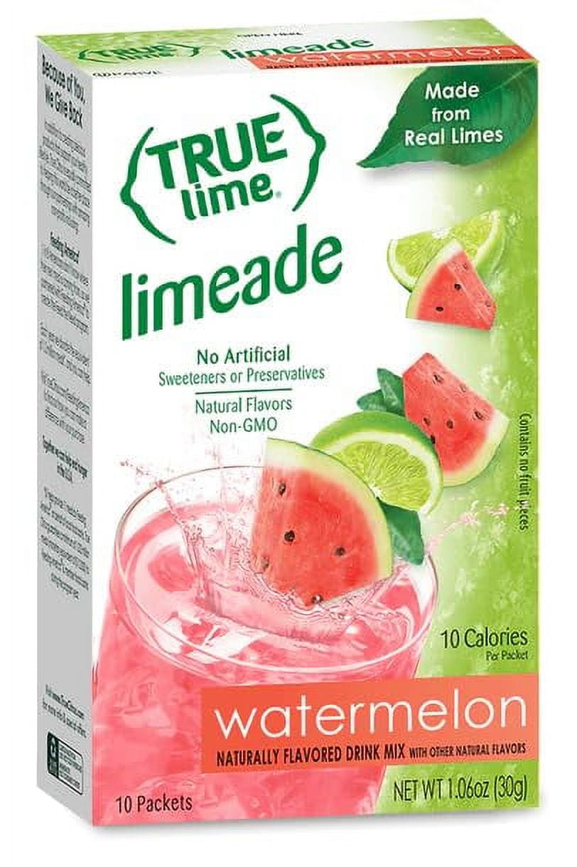 Watermelon Limeade Drink Mix 10 packets (Pack of 4) - Walmart.com