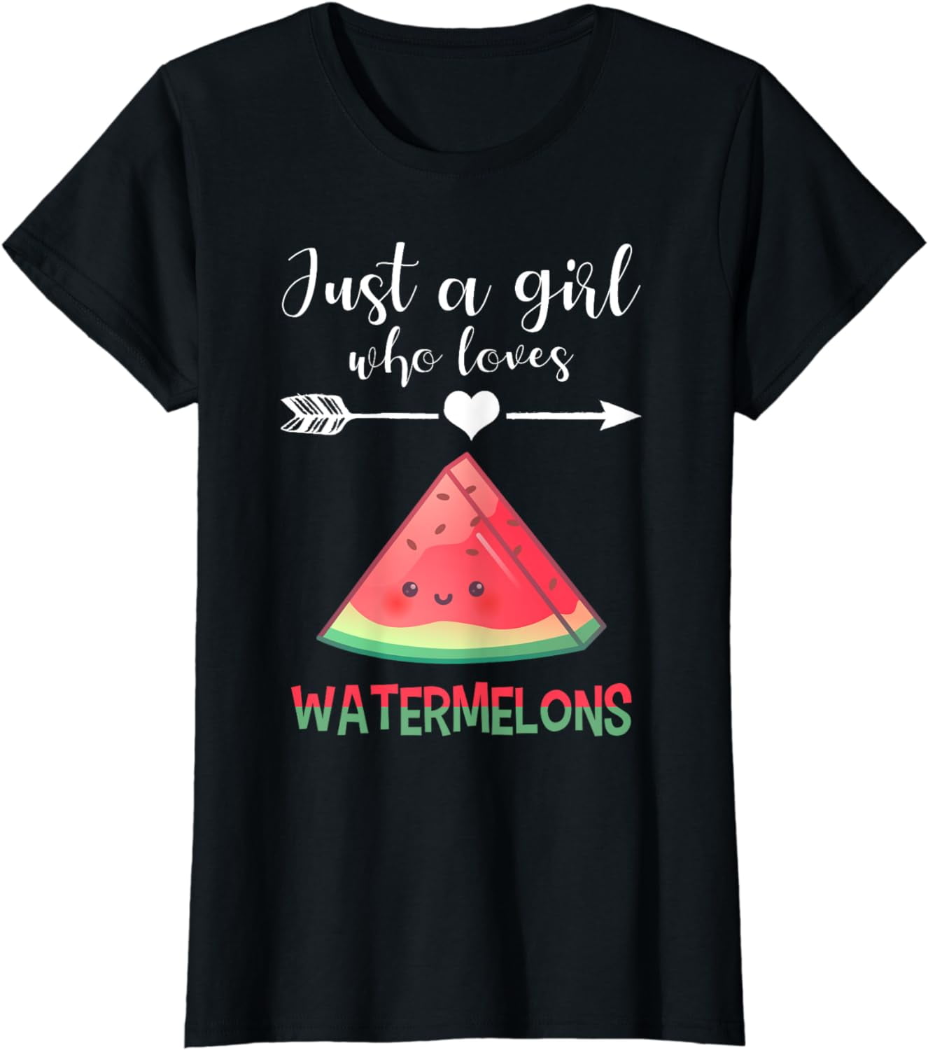 Watermelon Lover Shirt Humor Melon Quote Girl Watermelons T-Shirt ...