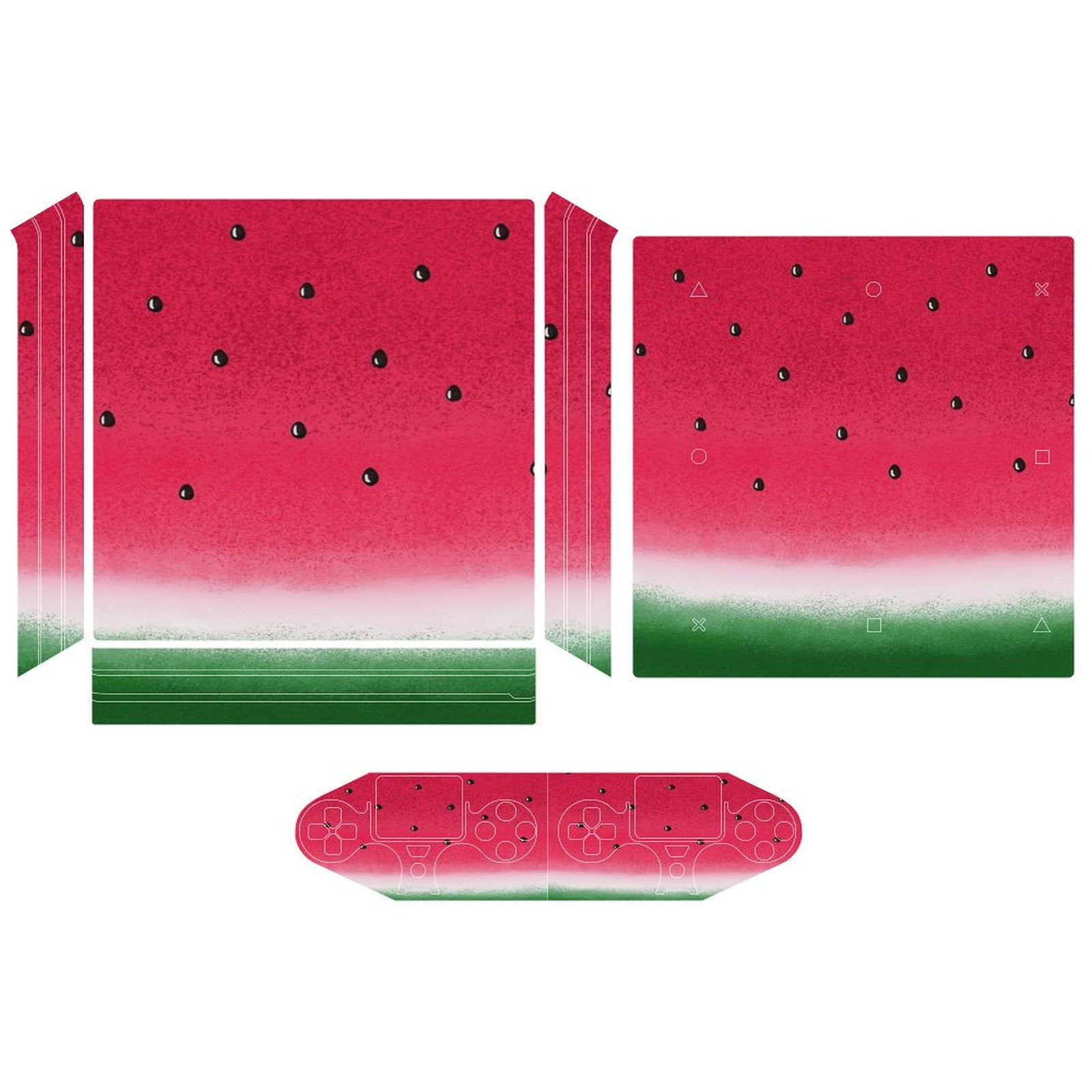 Watermelon Lovers PS4/PS4 Pro/PS4 Slim Skin Sticker For Console And ...