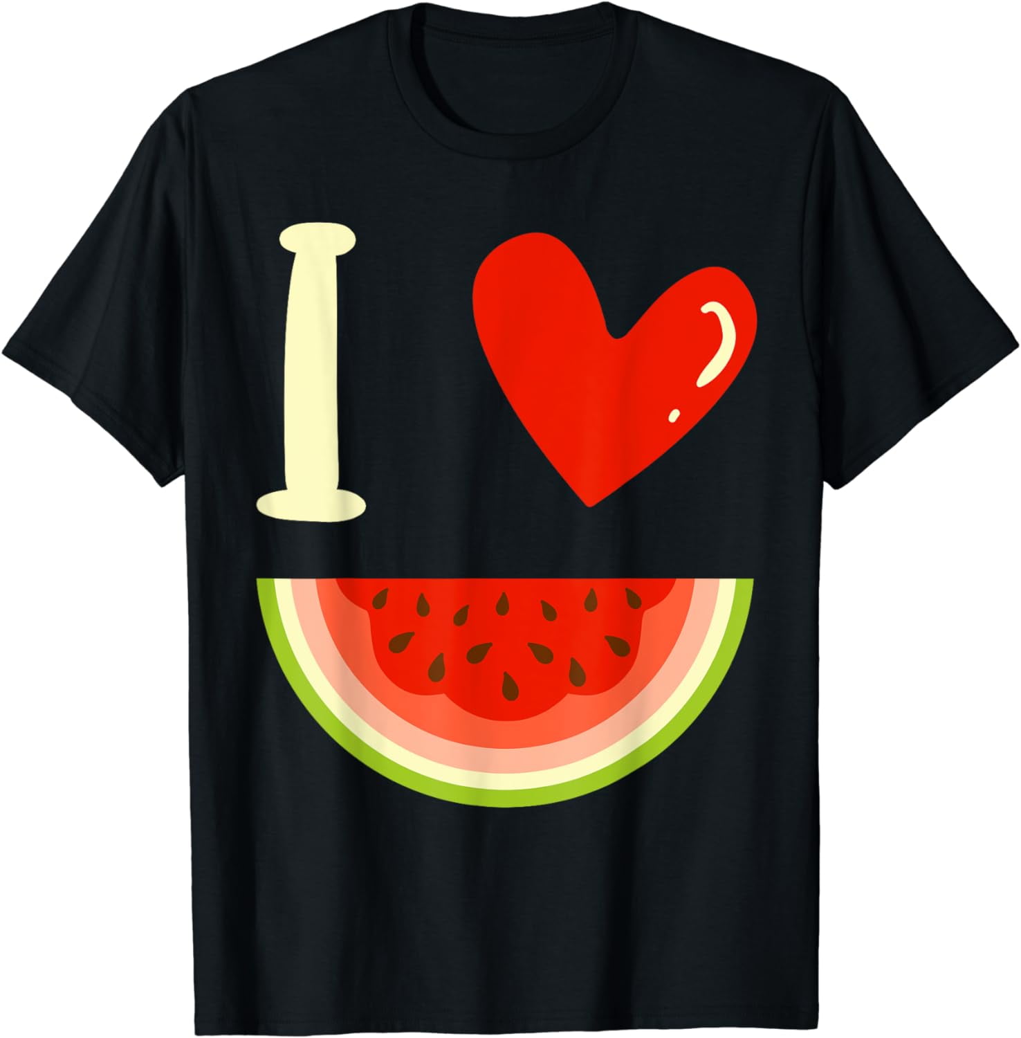 Watermelon Melon Summer Vacation Season Fruit Lovers T-Shirt - Walmart.com