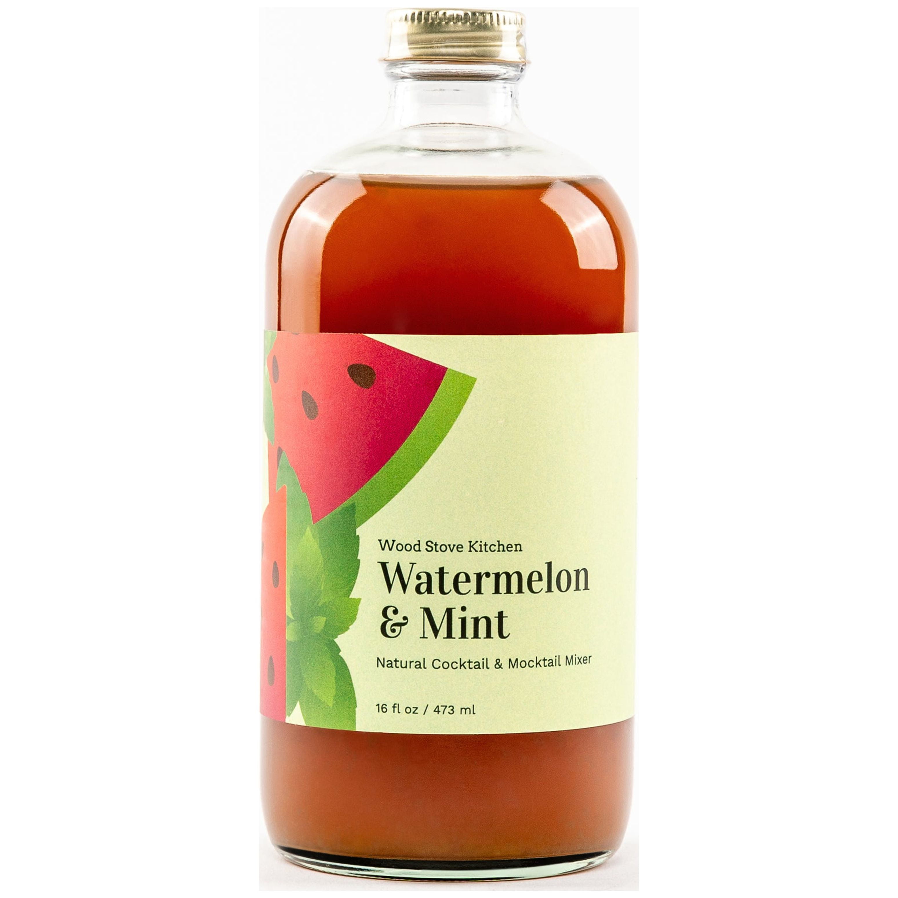 Watermelon & Mint Cocktail-Mocktail Mixer, 16 fl oz - Walmart.com