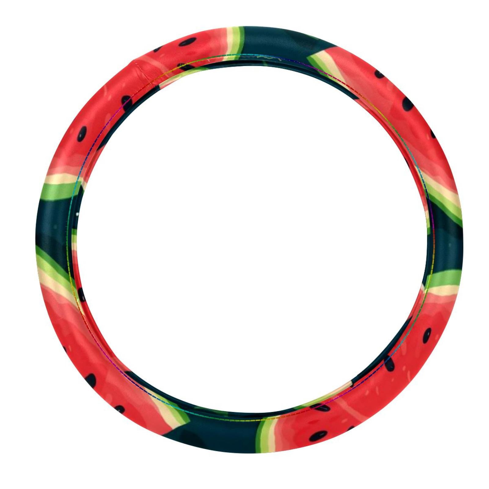 Watermelon Mother's Day Steering Wheel Cover, Car Wheel Covers Leather ...