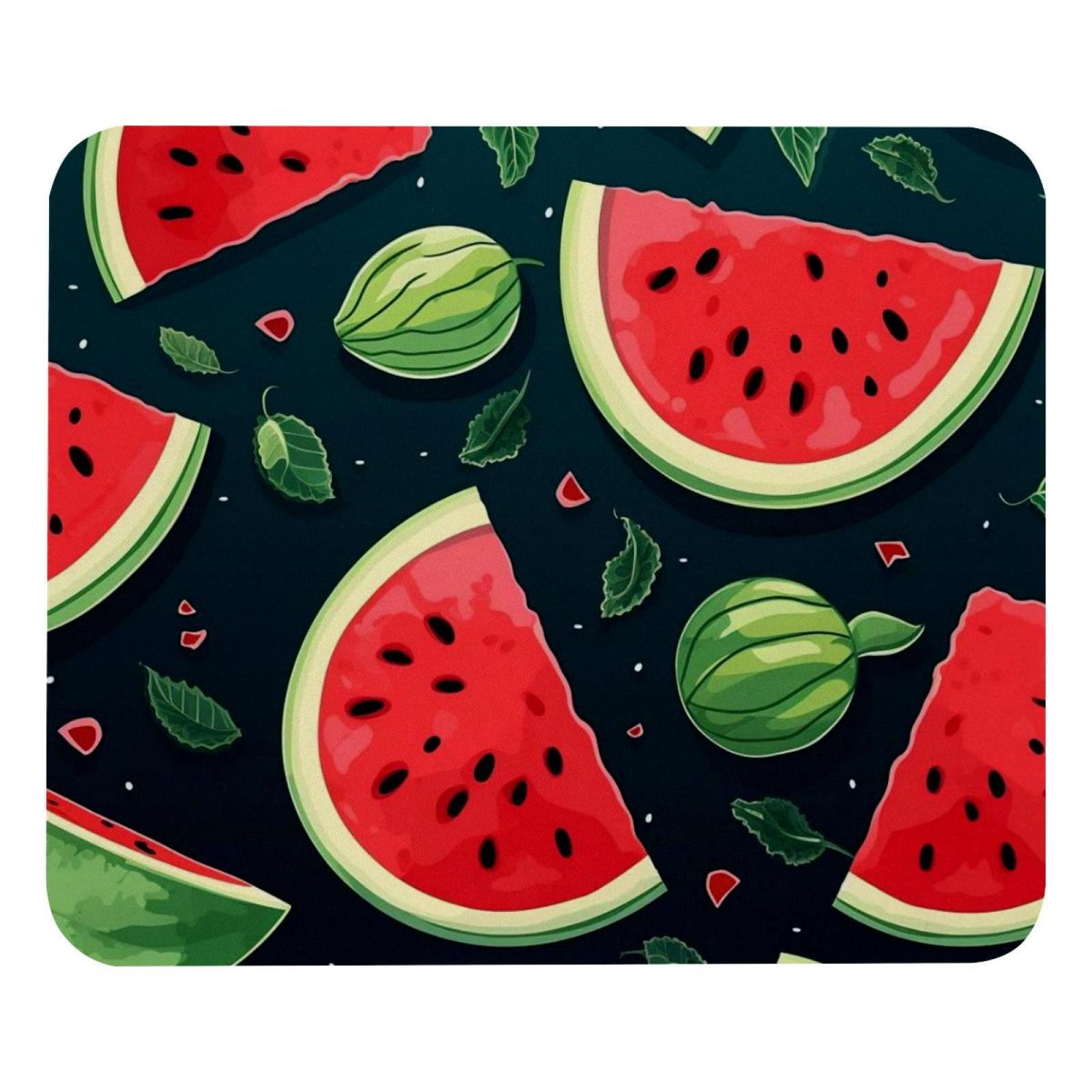 Watermelon Mouse Pad, Personality Design Rubber Base for Office Decor ...