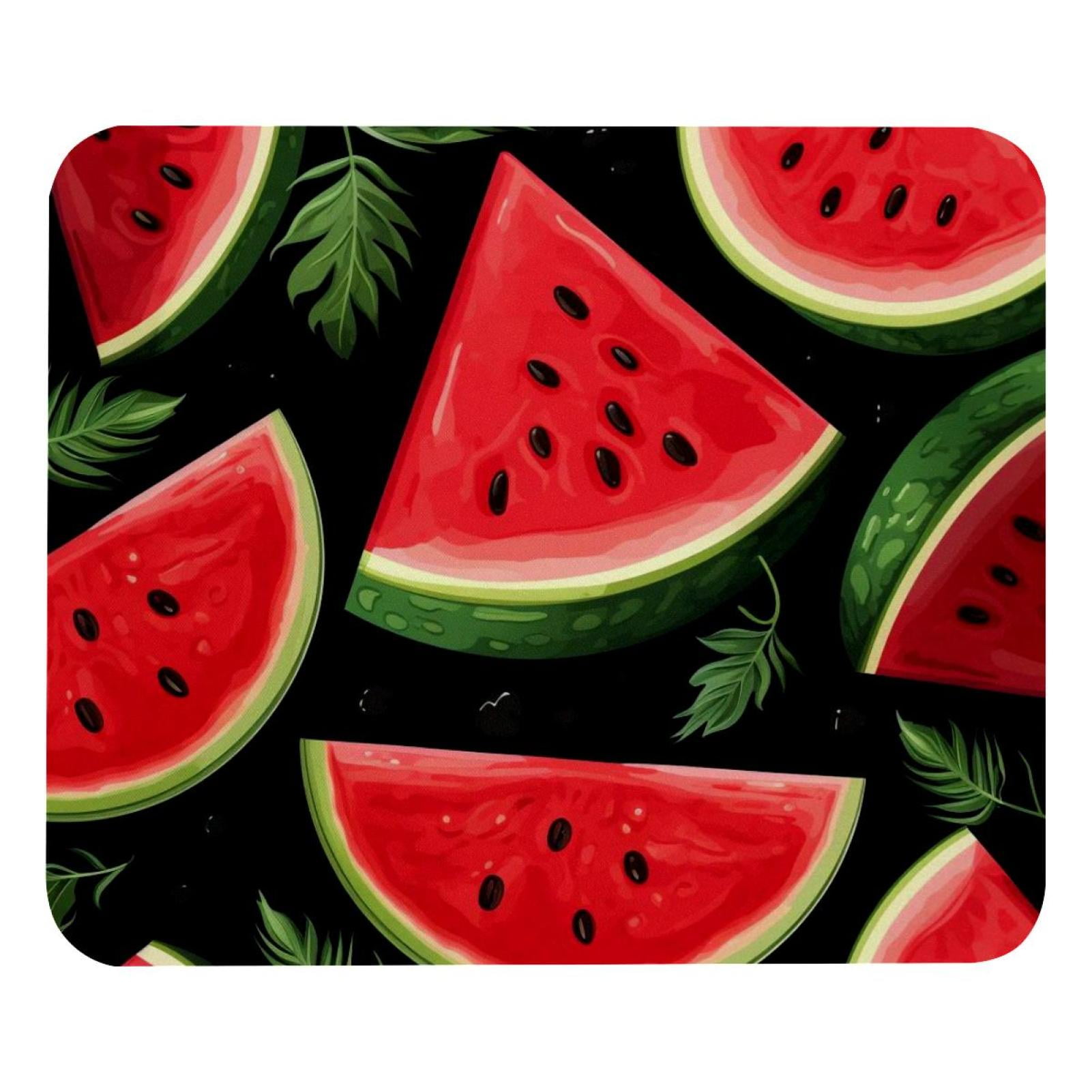Watermelon Mouse Pad, Personality Design Rubber Base for Office Decor ...