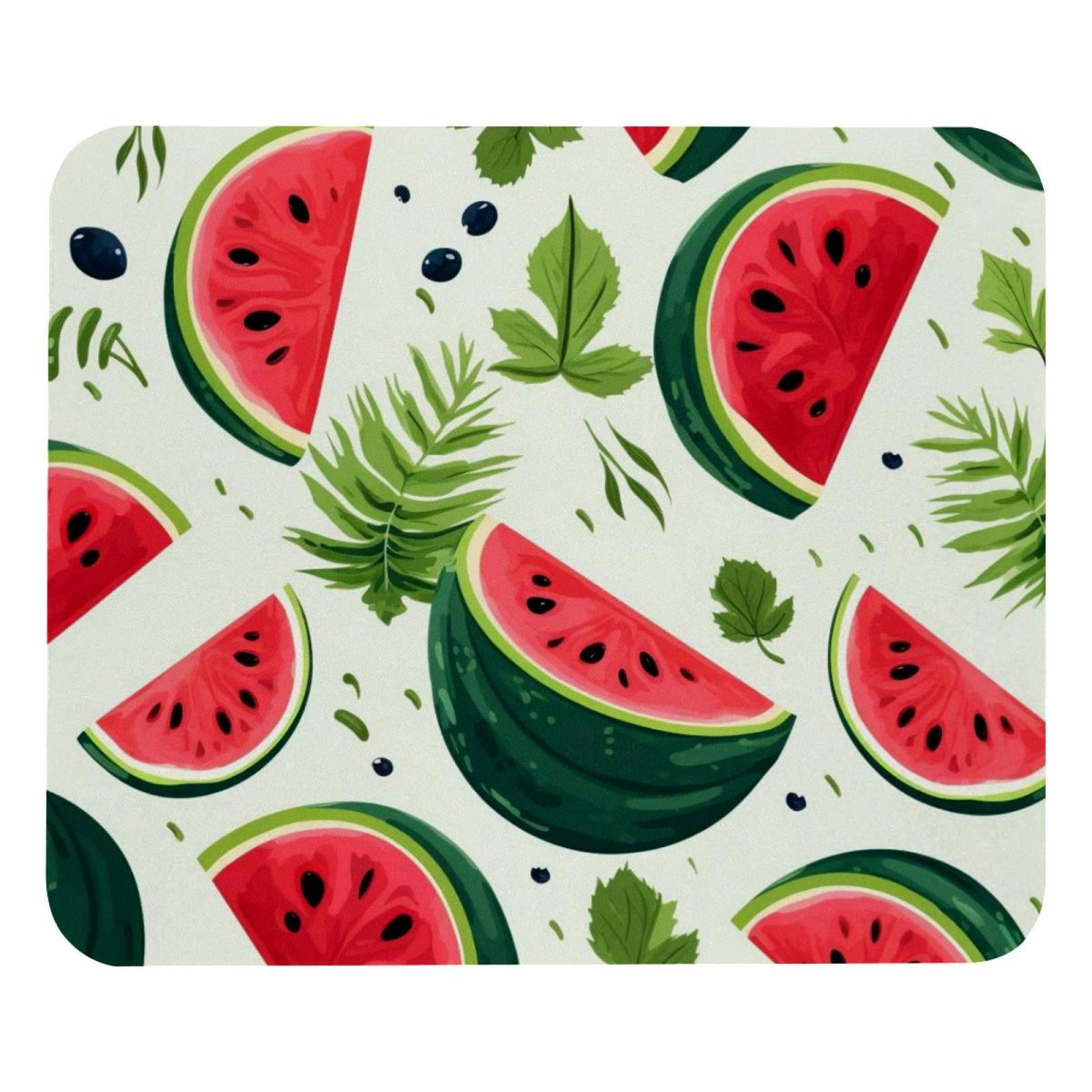 Watermelon Mouse Pad, Personality Design Rubber Base for Office Decor ...