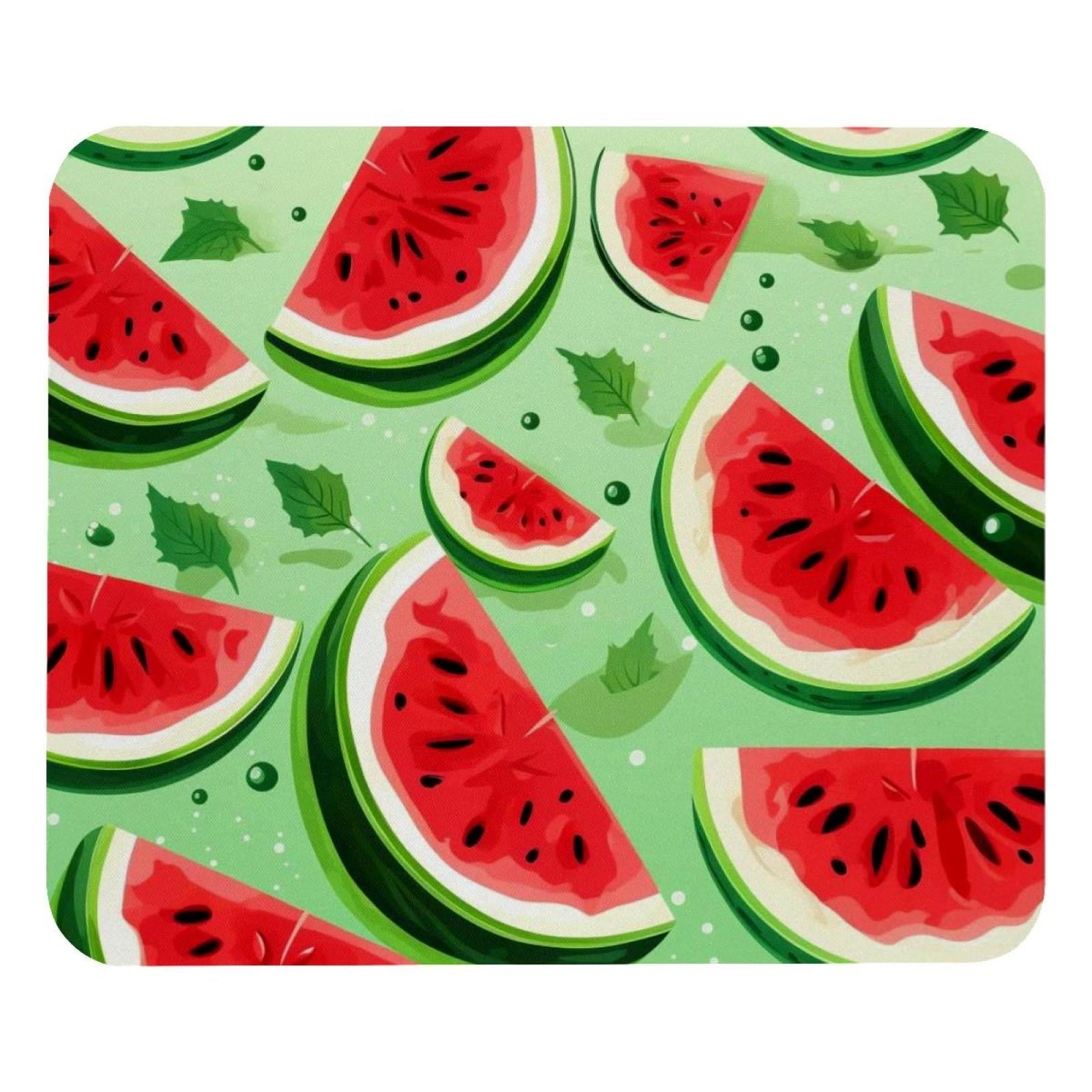 Watermelon Mouse Pad, Rubber Base Computer Mouse Pads for Wireless ...