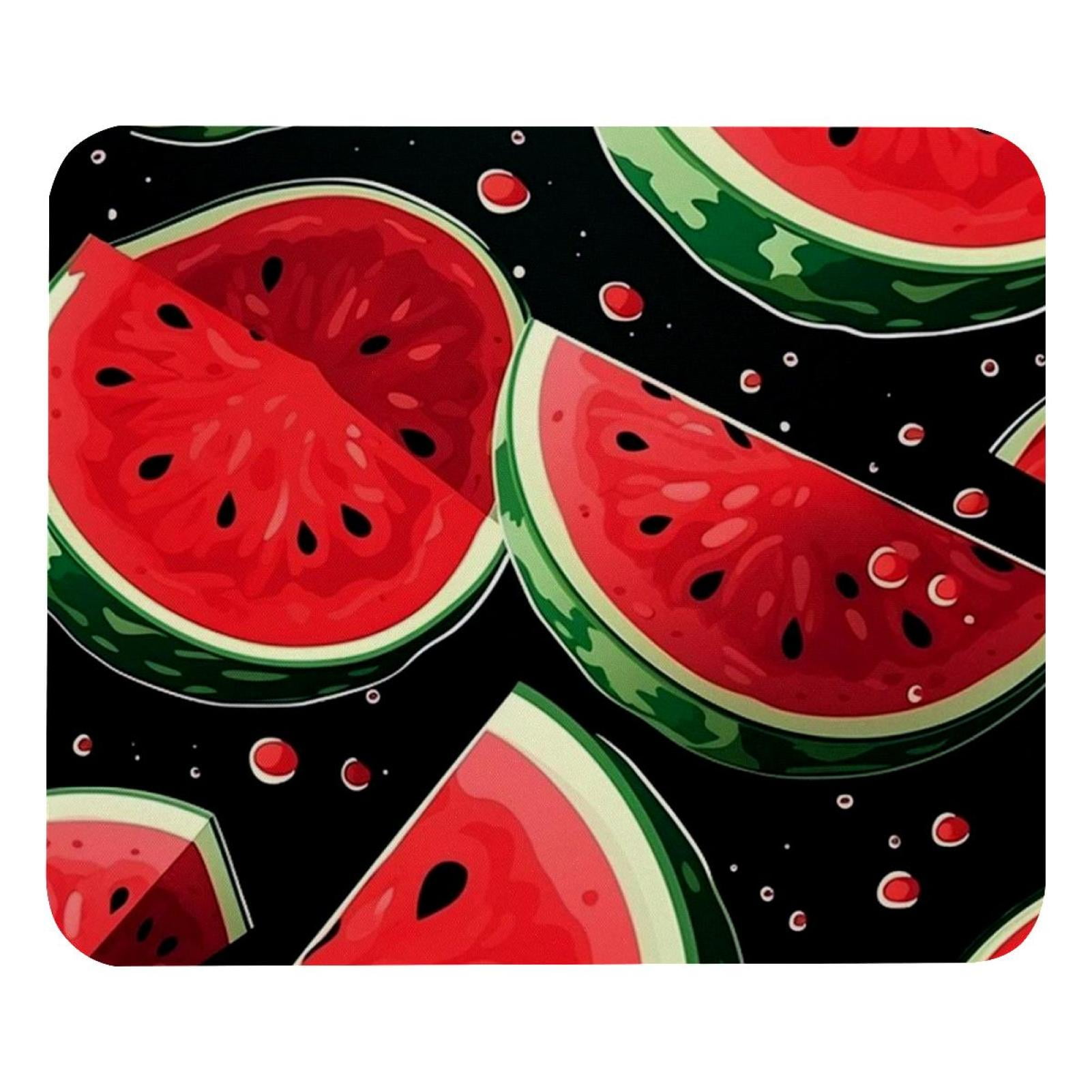 Watermelon Mouse Pad, Rubber Base Computer Mouse Pads for Wireless ...