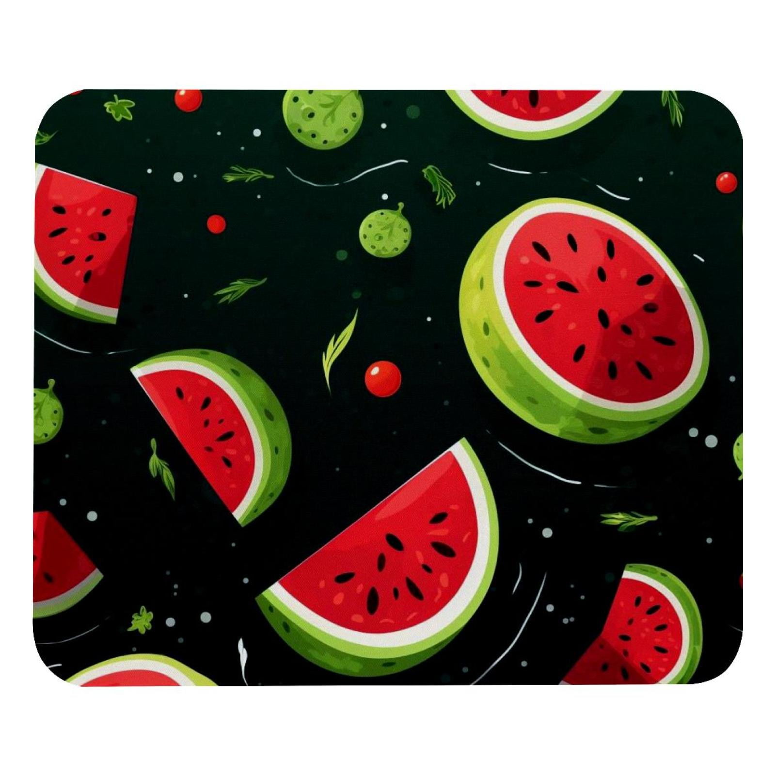 Watermelon Mouse Pad, Rubber Base Computer Mouse Pads for Wireless ...