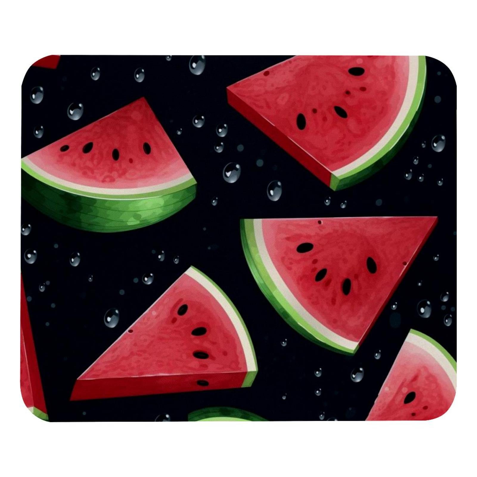 Watermelon Mouse Pad, Rubber Base Computer Mouse Pads for Wireless ...