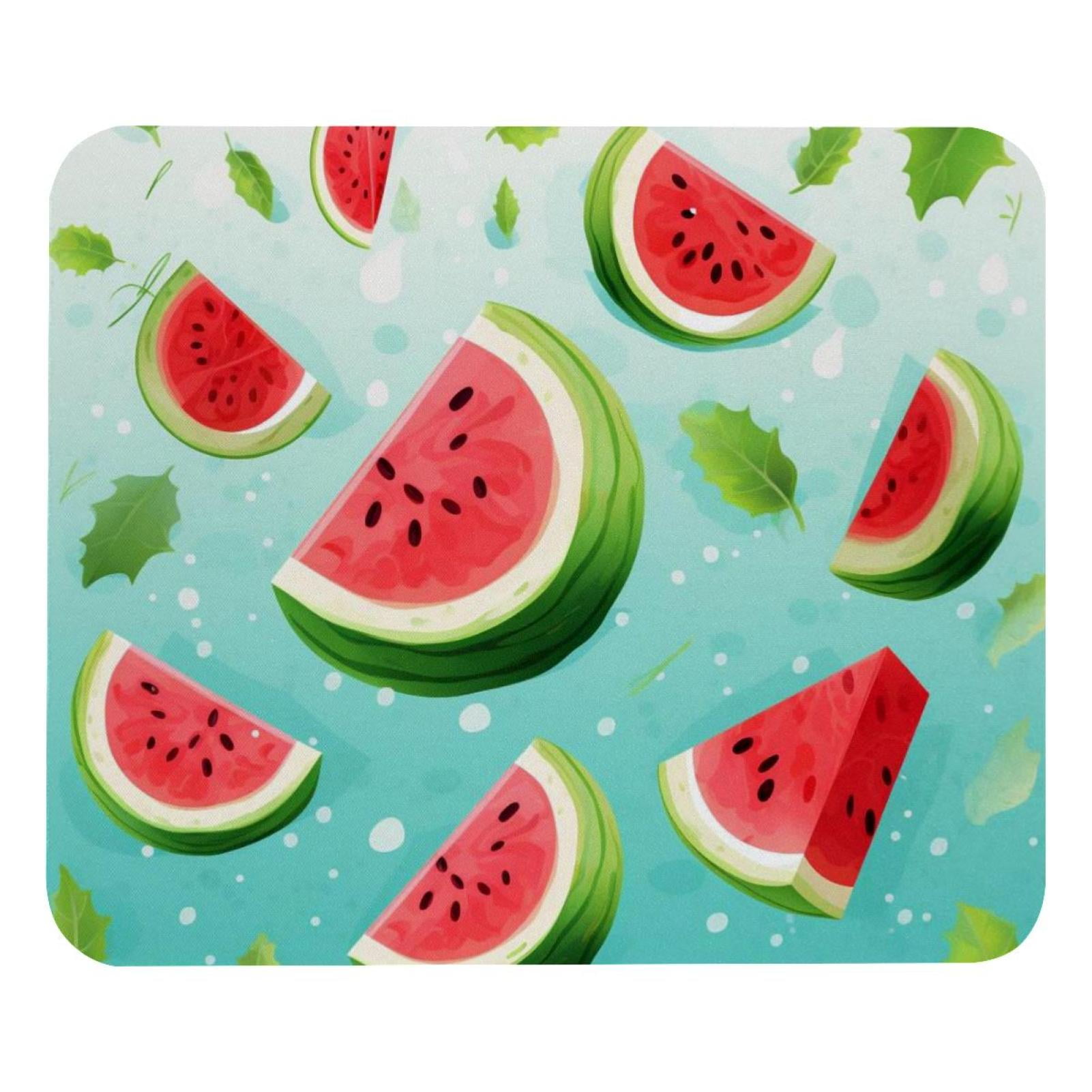 Watermelon Mouse Pad, Rubber Base Computer Mouse Pads for Wireless ...
