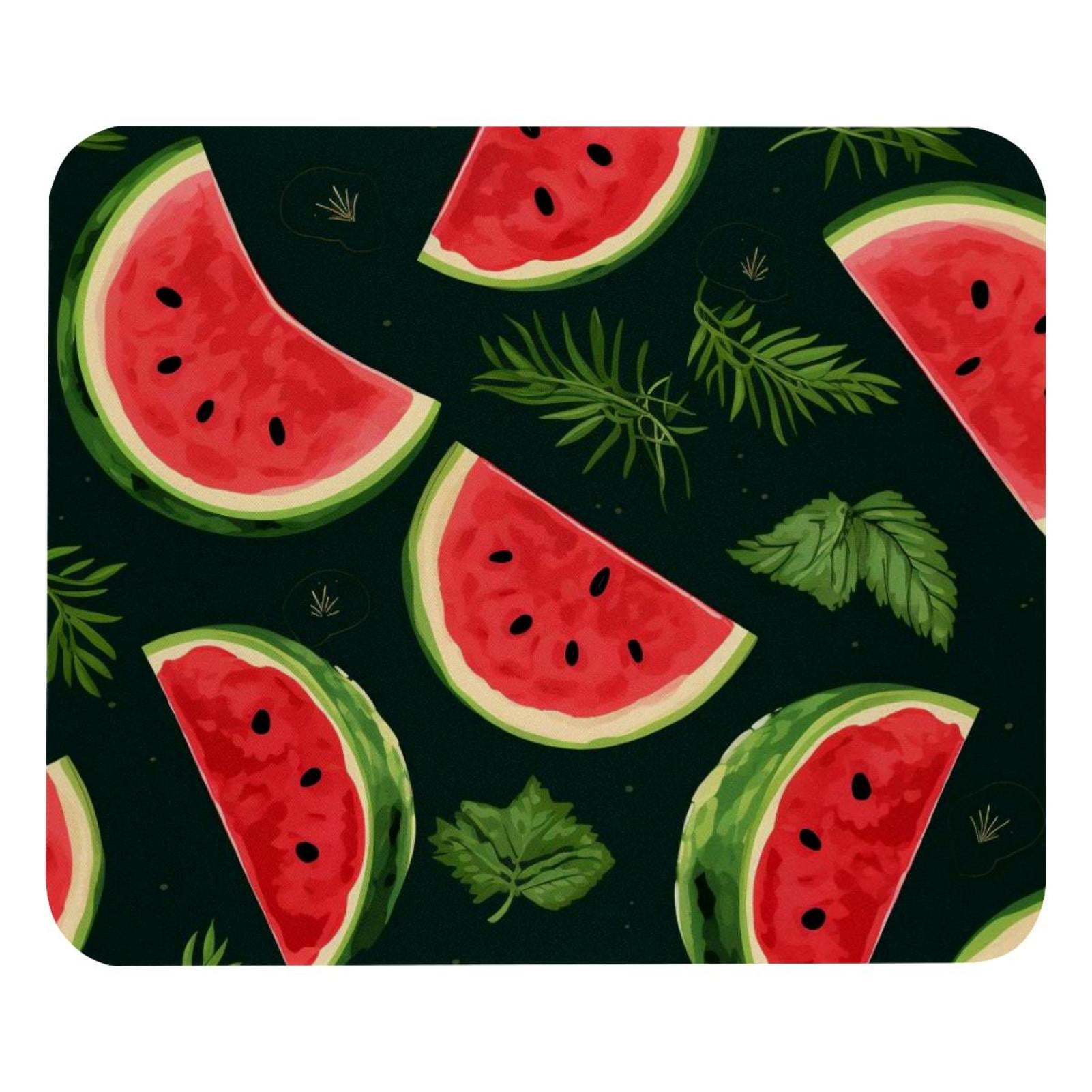 Watermelon Mouse Pad, Rubber Base Computer Mouse Pads for Wireless ...