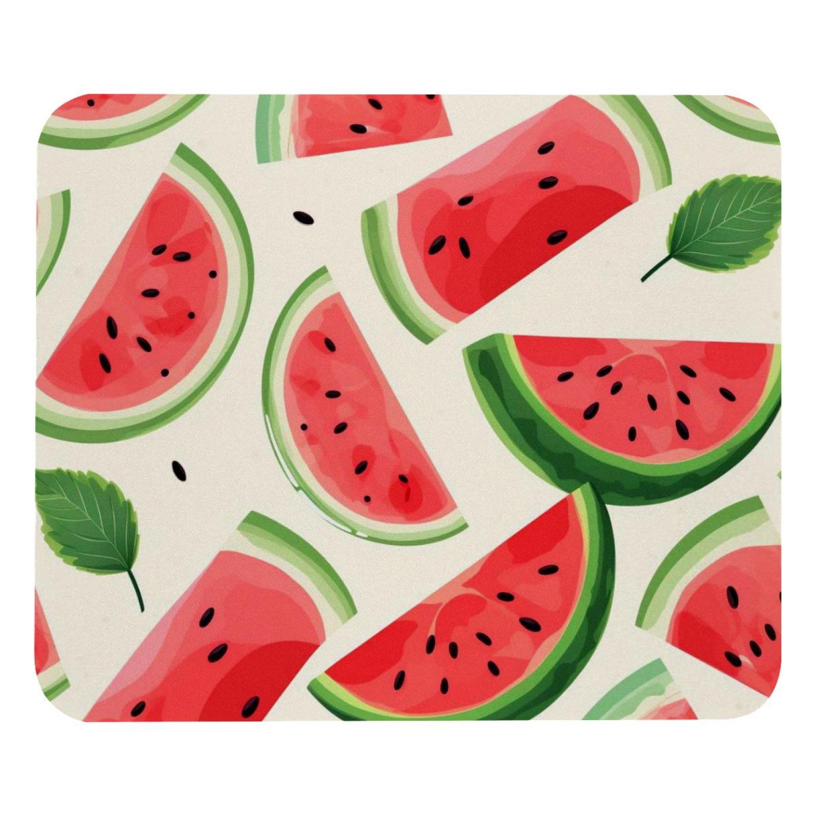 Watermelon Mouse Pad, Rubber Base Computer Mouse Pads for Wireless ...