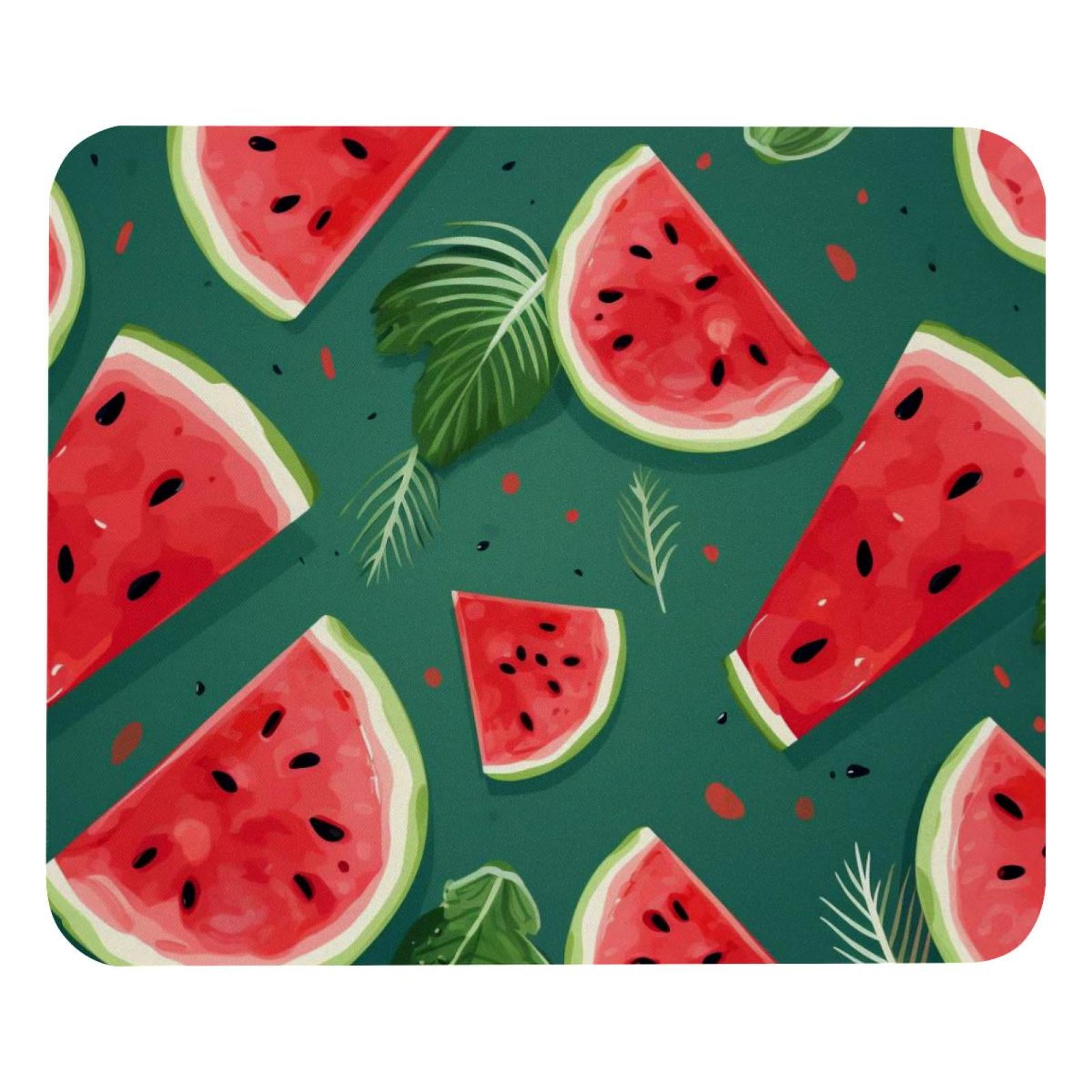 Watermelon Mouse Pad, Rubber Base Computer Mouse Pads for Wireless ...