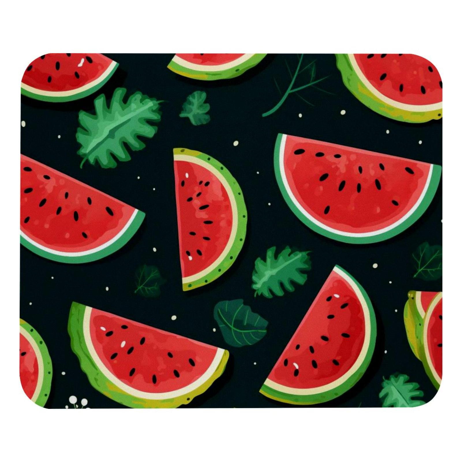 Watermelon Mouse Pad, Rubber Base Computer Mouse Pads for Wireless ...