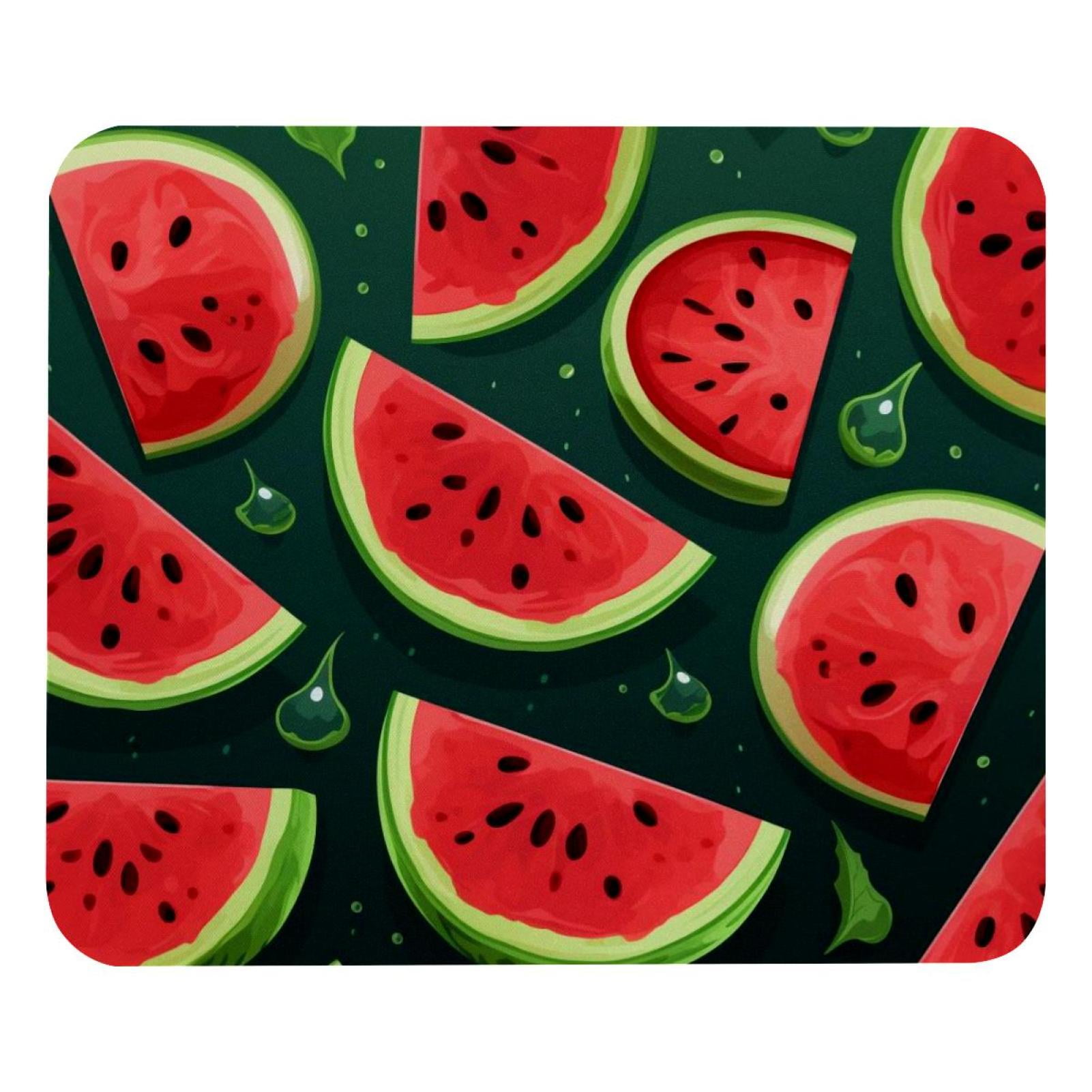 Watermelon Mouse Pad , Soft Cute Computer Mouse Mat with Rubber Base ...