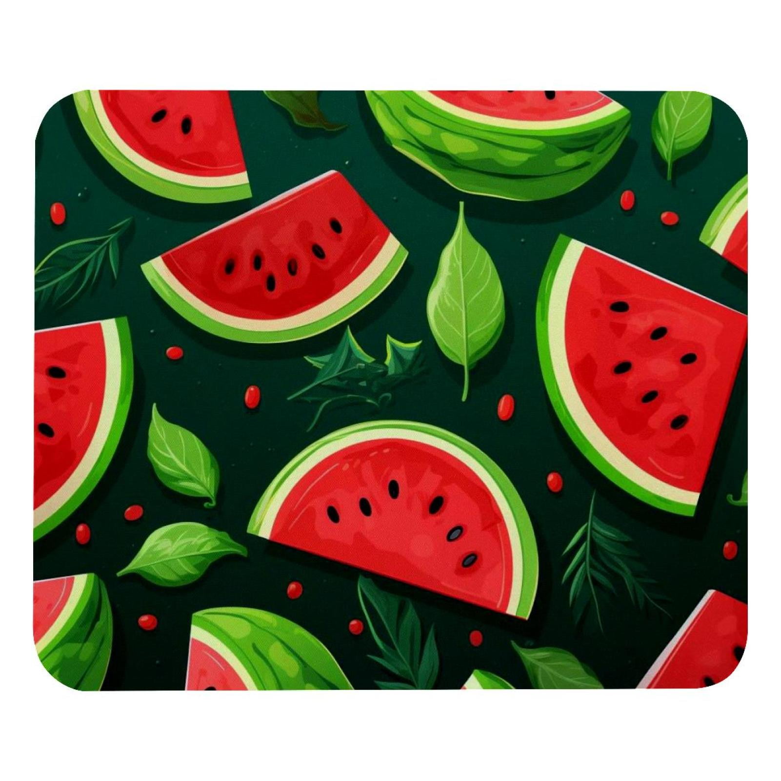 Watermelon Mouse Pad , Soft Cute Computer Mouse Mat with Rubber Base ...