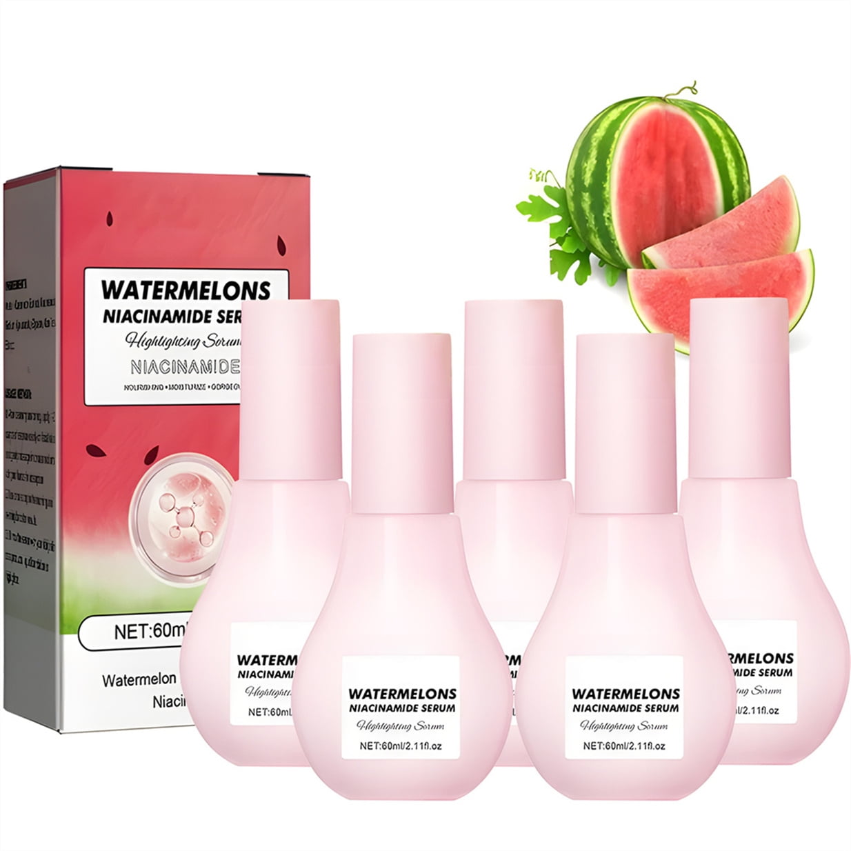 Watermelon Niacinamide Facial Serum,Pore Minimizer & Niacinamide Glow ...
