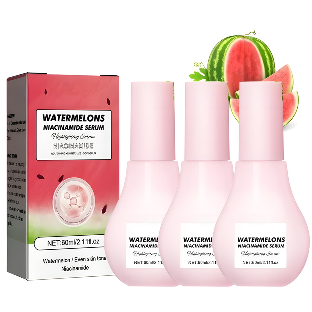 Watermelon Niacinamide Facial Serum,Pore Minimizer & Niacinamide Glow ...