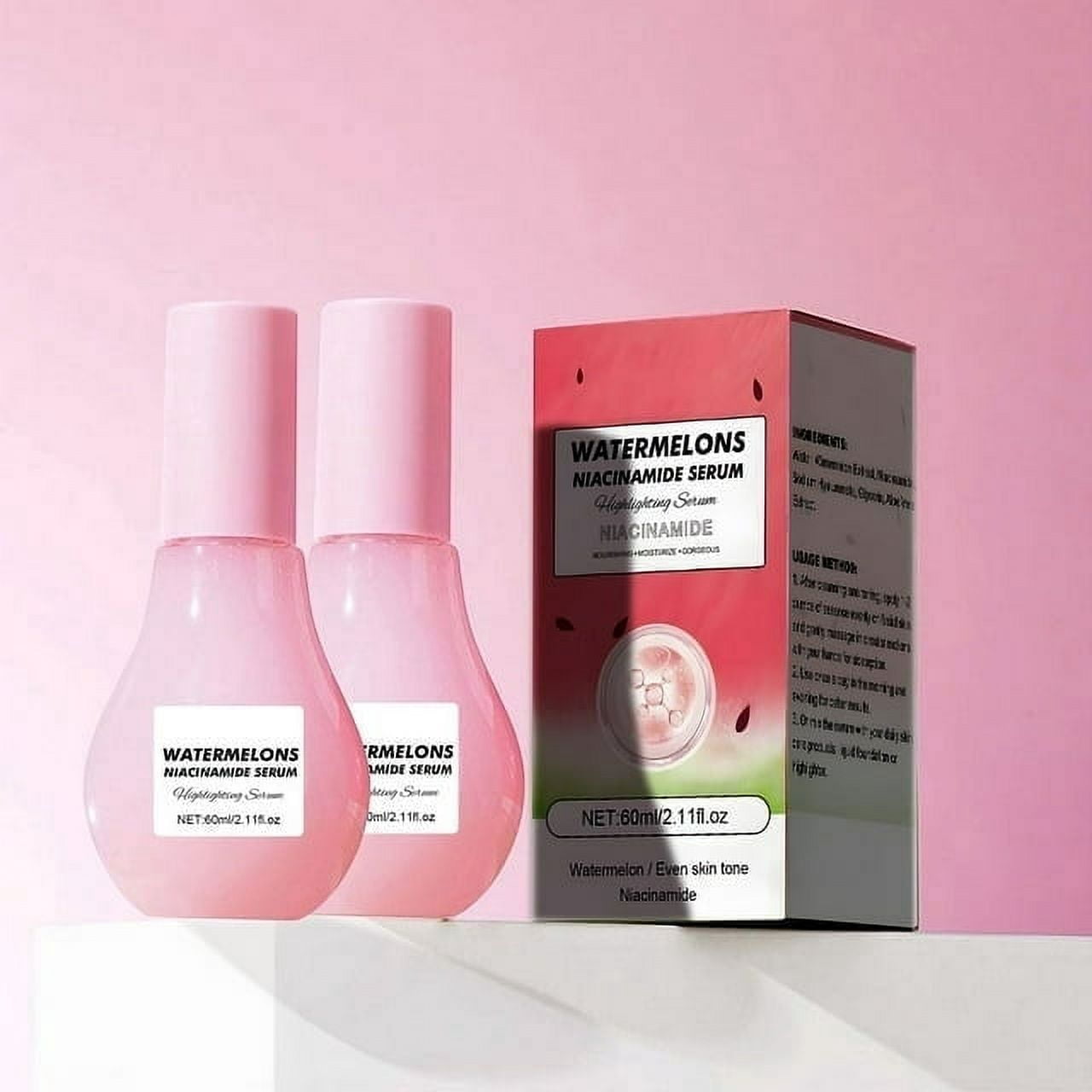 Watermelon Nicotinamide Serum, Brightening and Moisturizing Serum ...