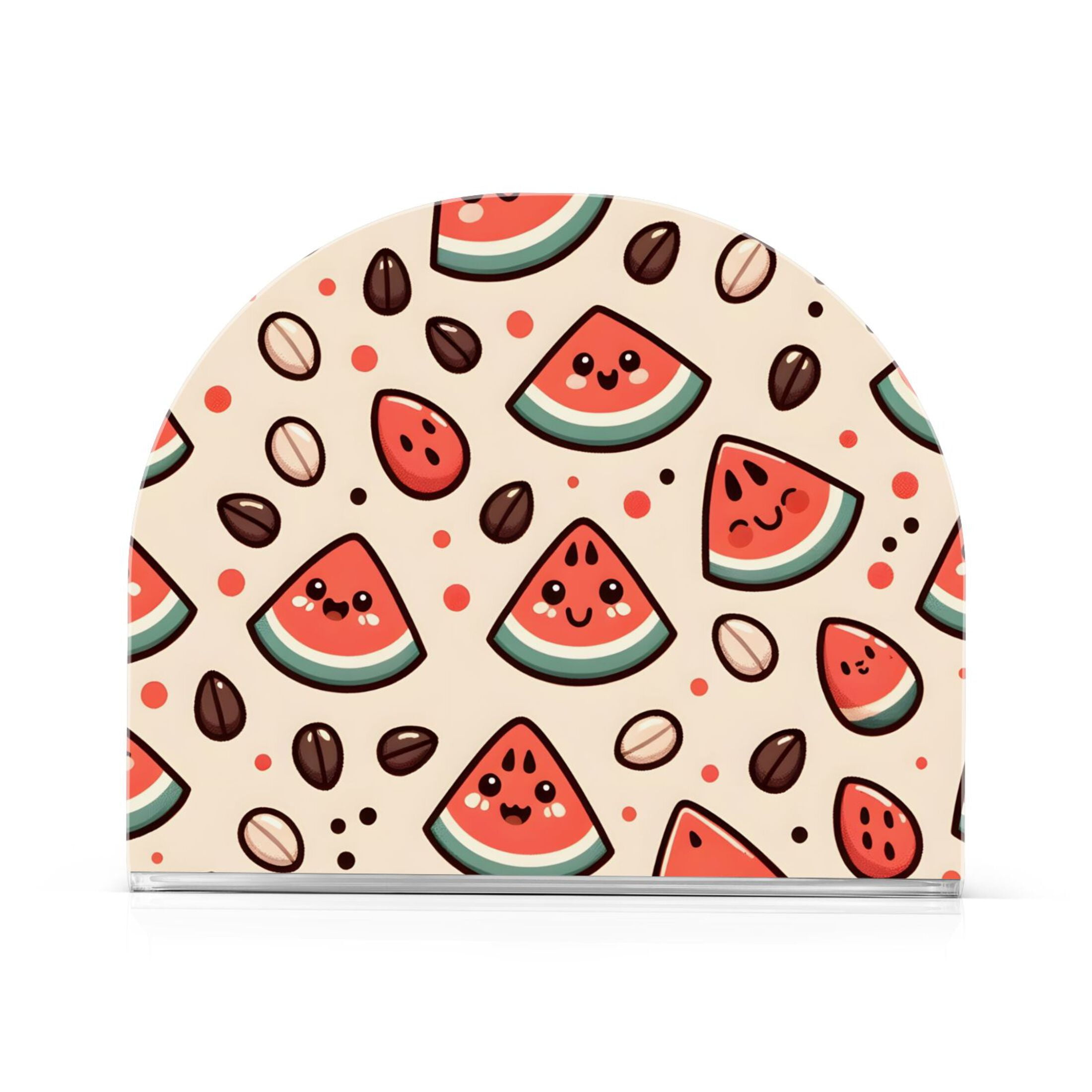 Watermelon Nuts Napkin Holder for Table Clear Napkin Stand Paper Holder ...