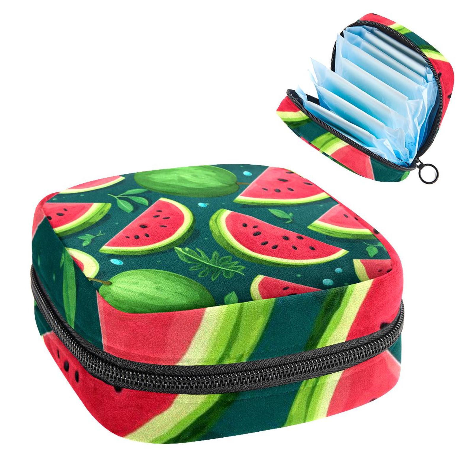 Watermelon Pad Bag Storage Organizer Pouch for Menstrual Hygiene ...