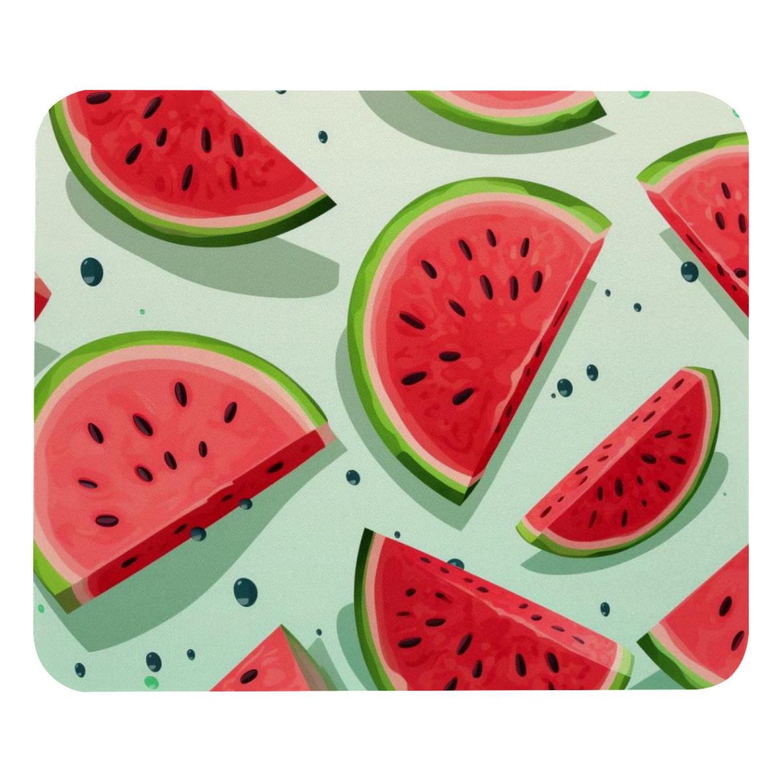 Watermelon Pattern Mousepad Square Thickness 2mm Desk Mat Office Home ...