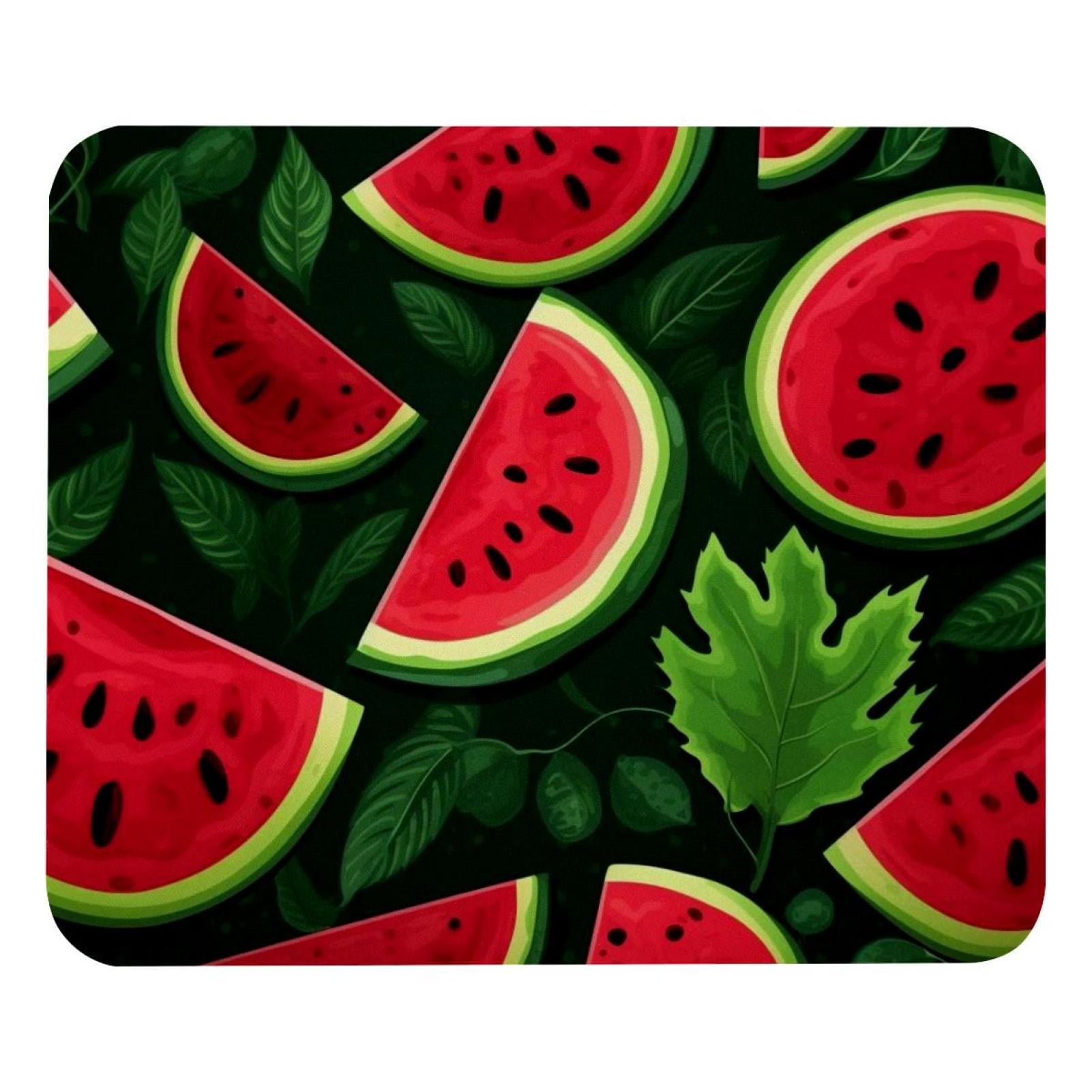 Watermelon Pattern Mousepad Square Thickness 2mm Desk Mat Office Home ...