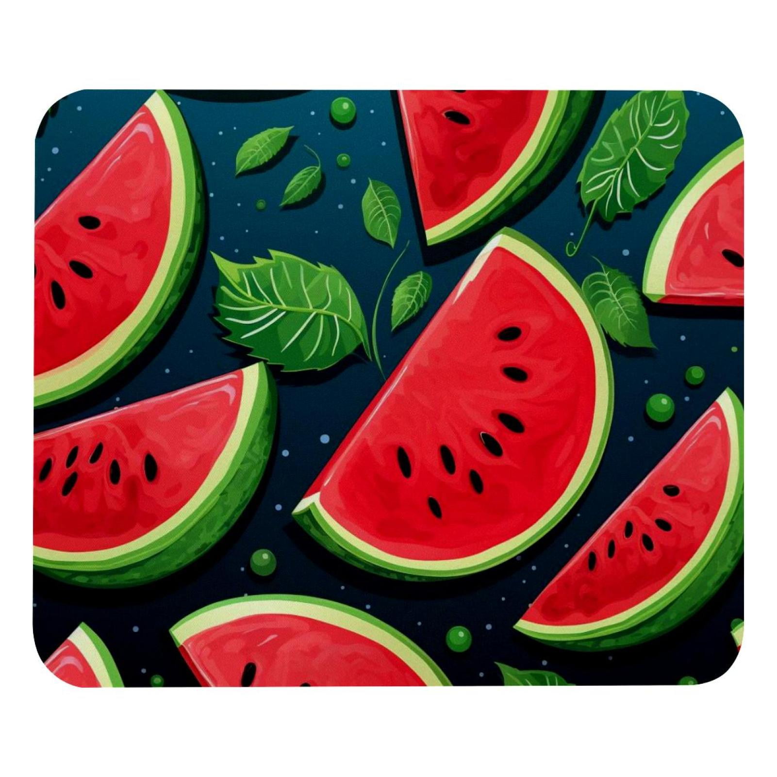 Watermelon Pattern Mousepad Square Thickness 2mm Desk Mat Office Home ...