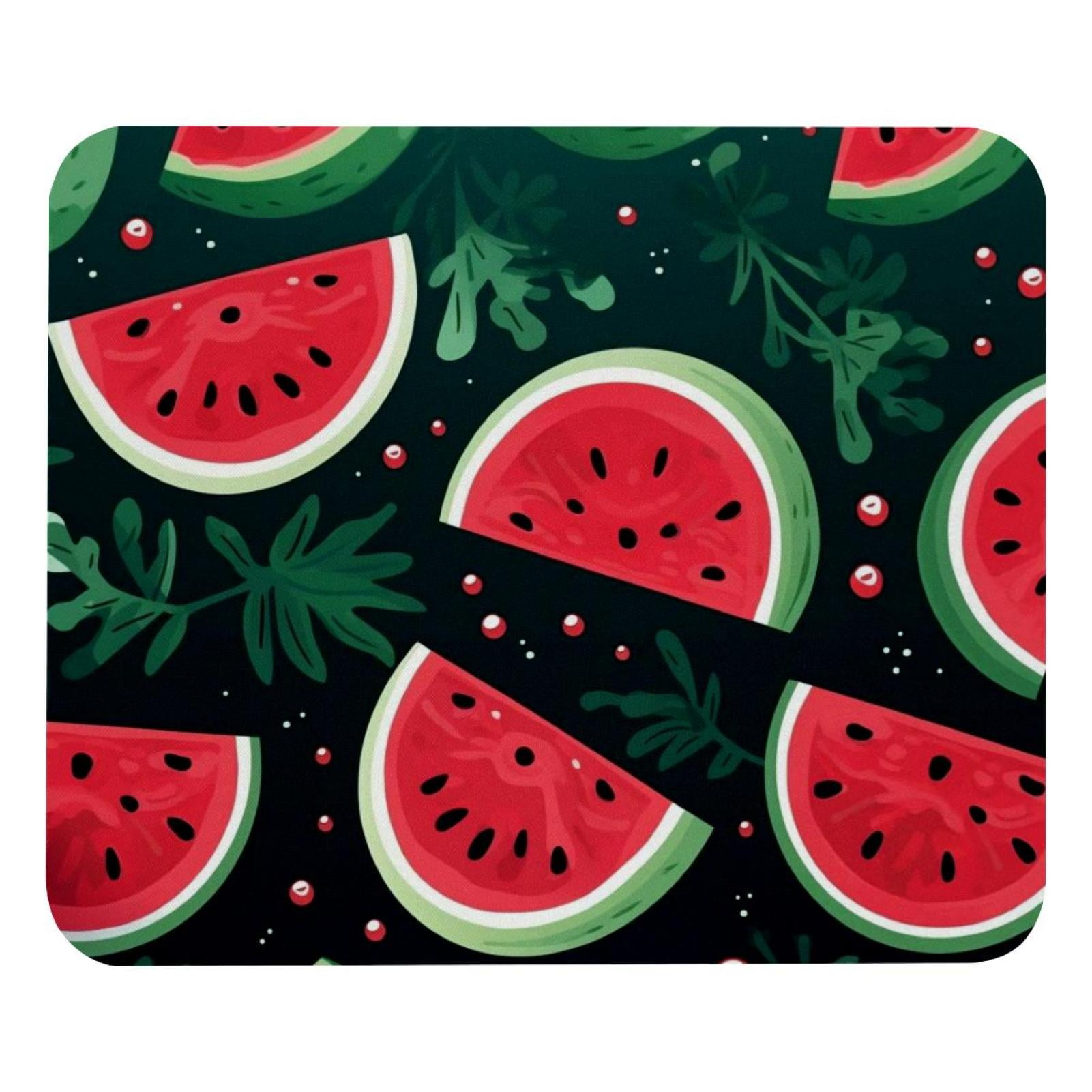 Watermelon Pattern Mousepad Square Thickness 2mm Desk Mat Office Home ...
